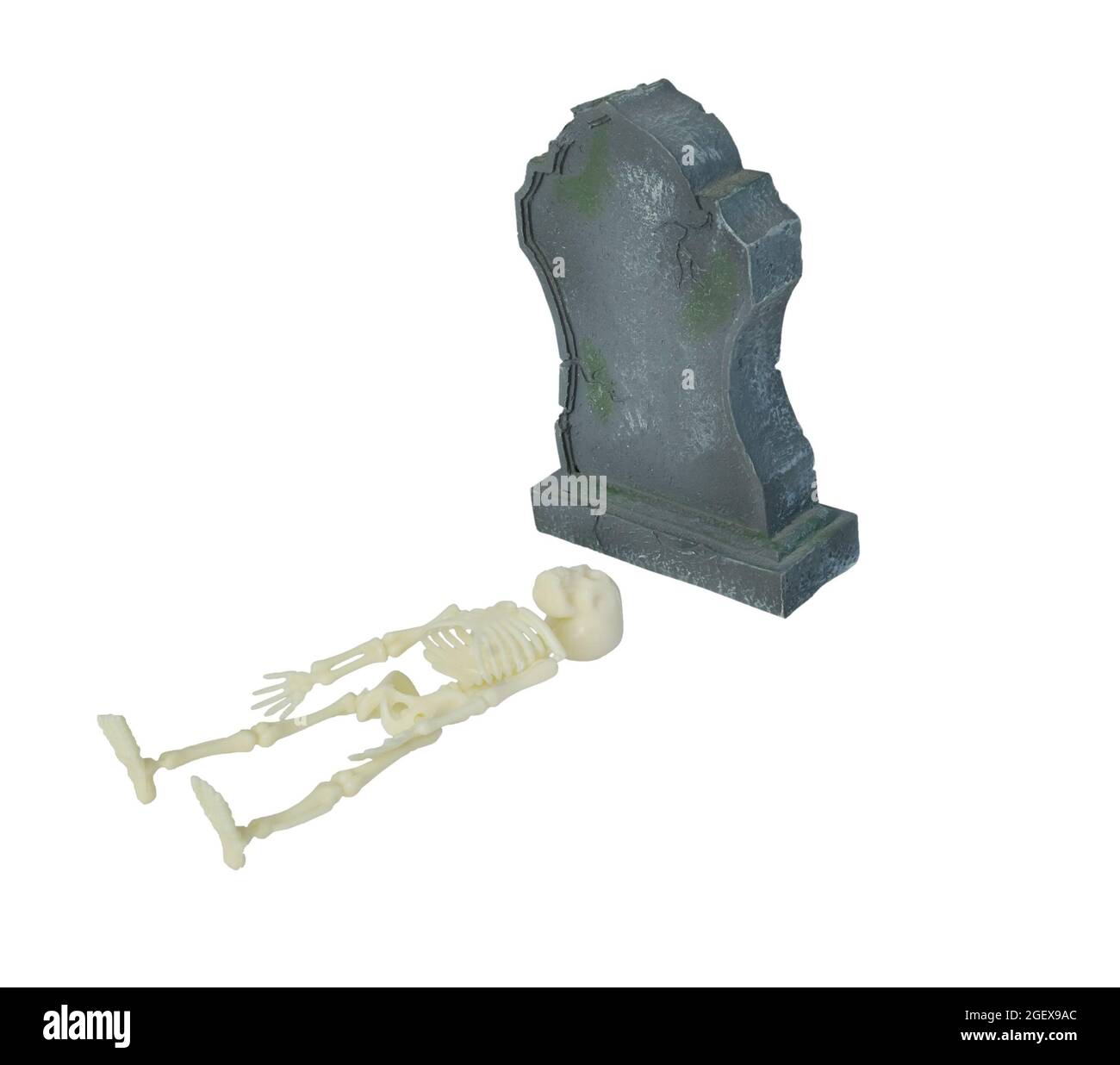 Skeleton in a graveyard Cut Out Stock Images & Pictures - Alamy
