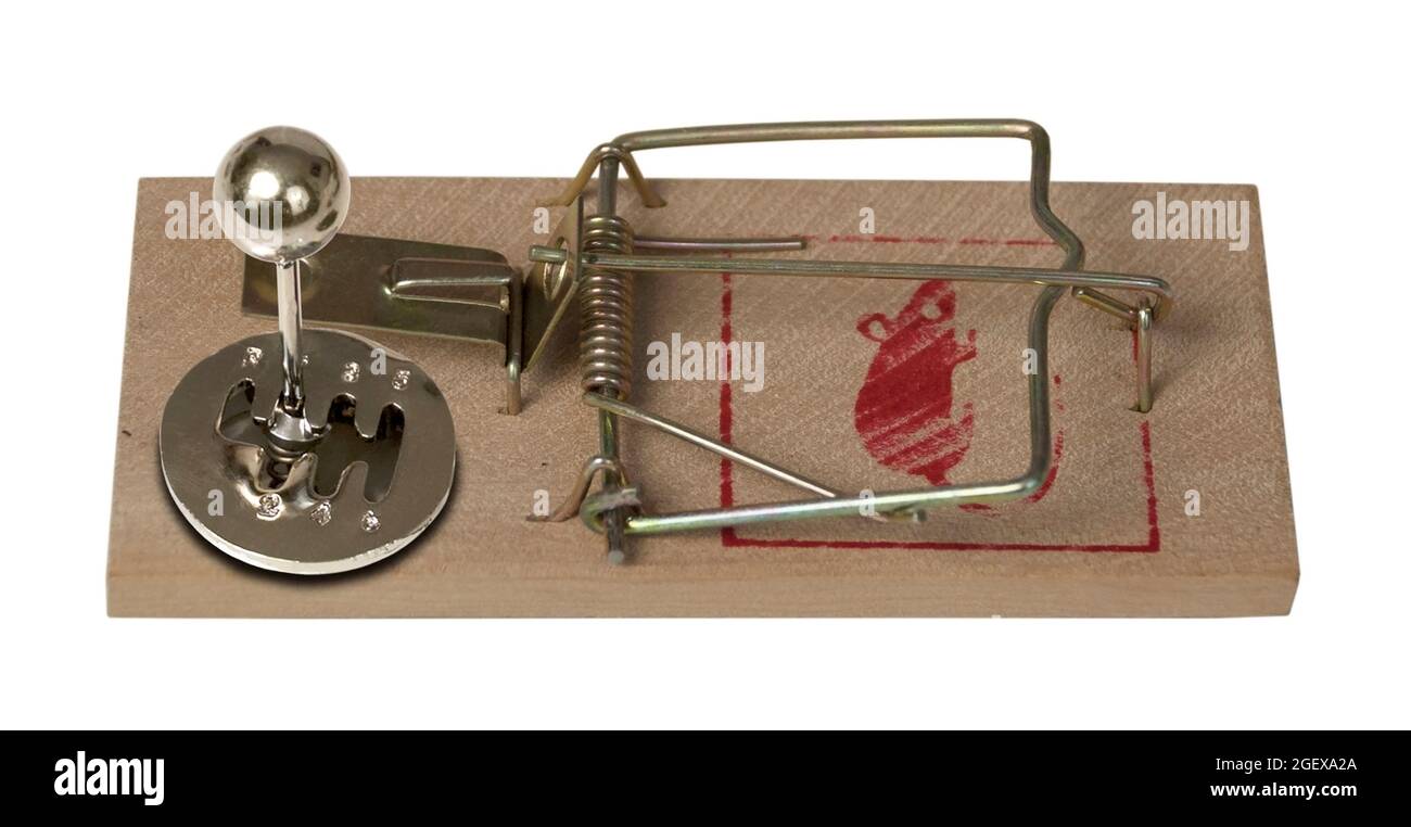 Standard stick shift on Mouse Trap - path included Stock Photo - Alamy