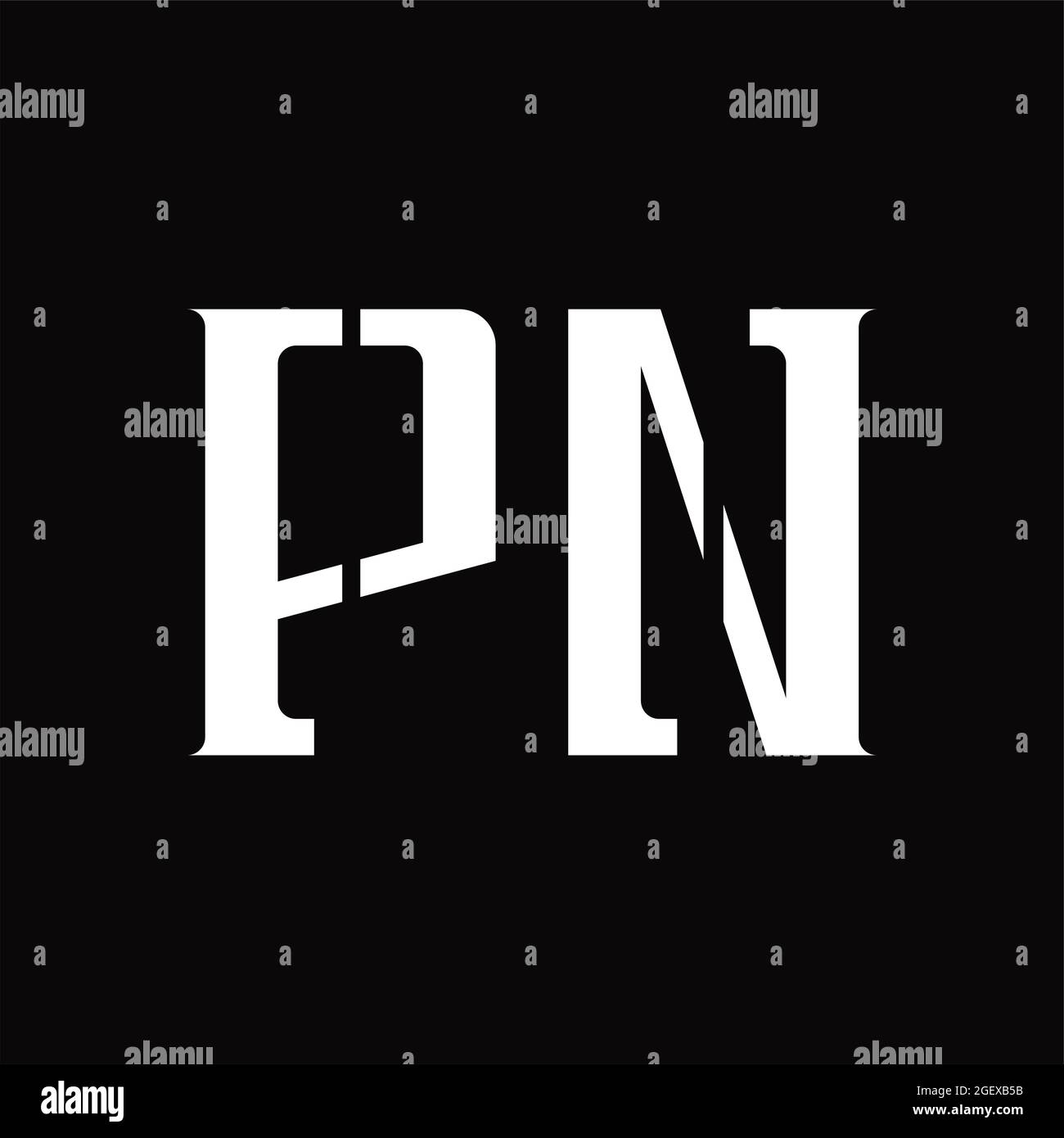 Pn emblem Stock Vector Images - Alamy