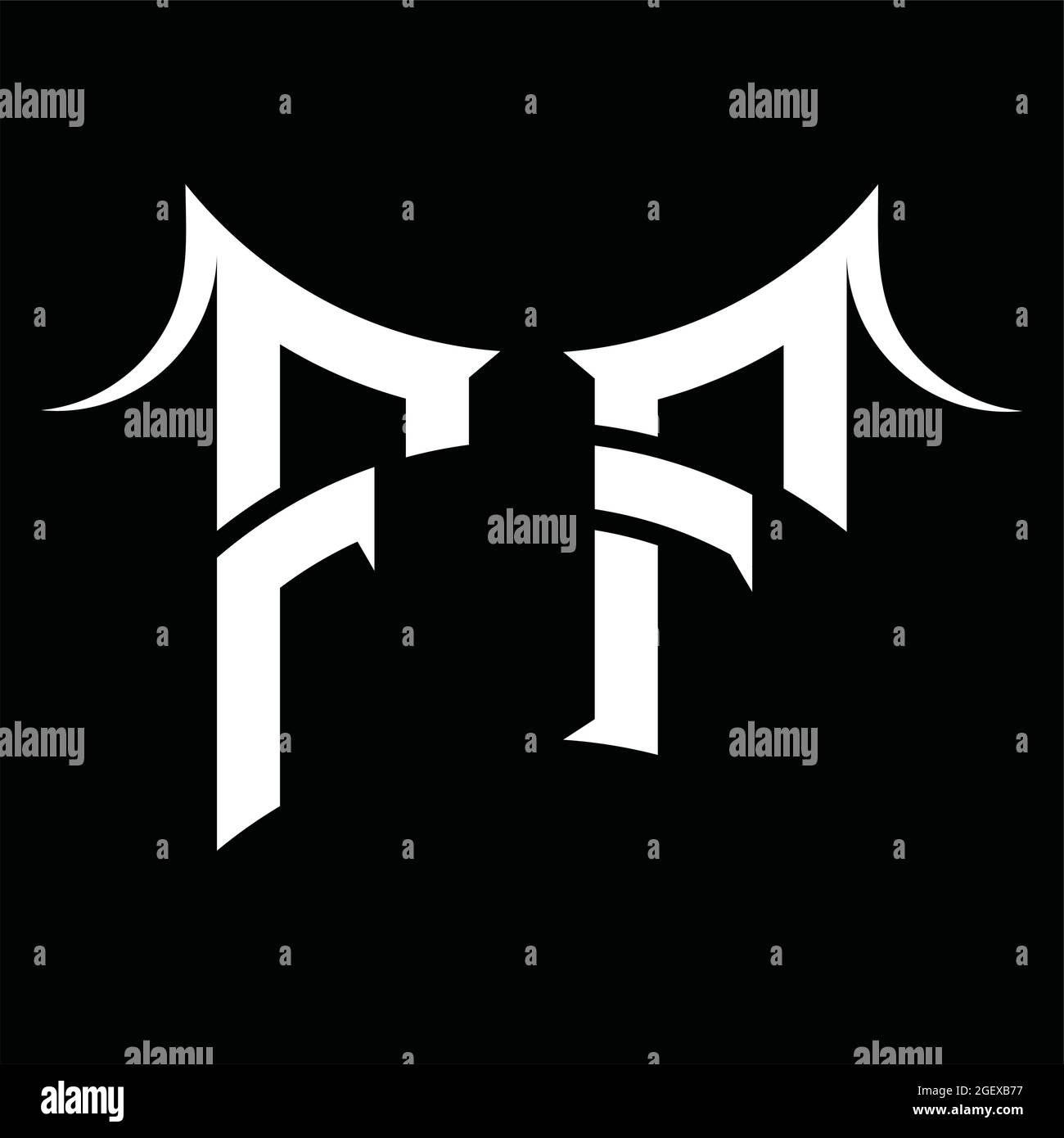 Monogram ff Stock Vector Images - Alamy