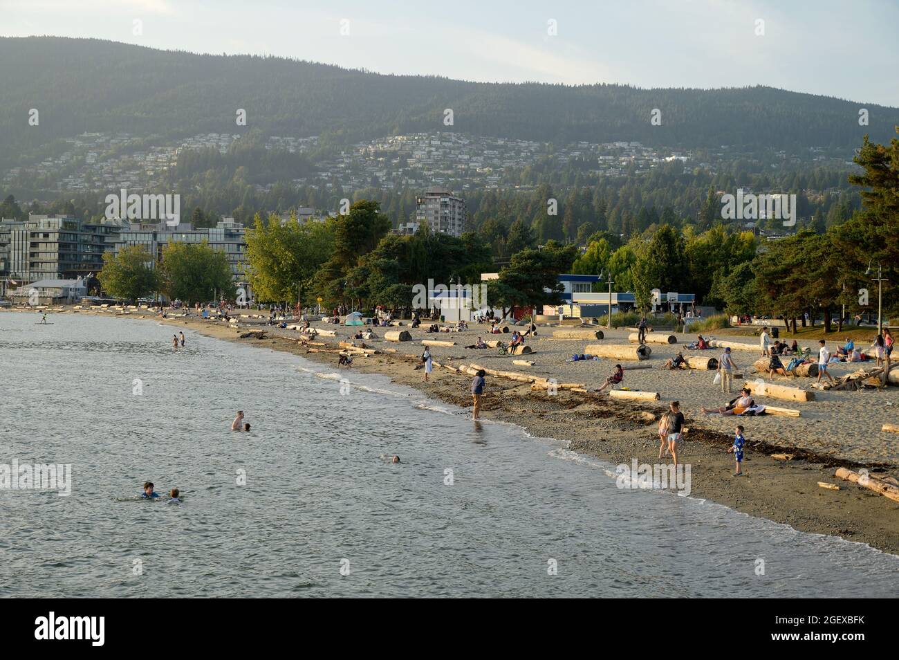 Ambleside park beach canada hi-res stock photography and images - Alamy