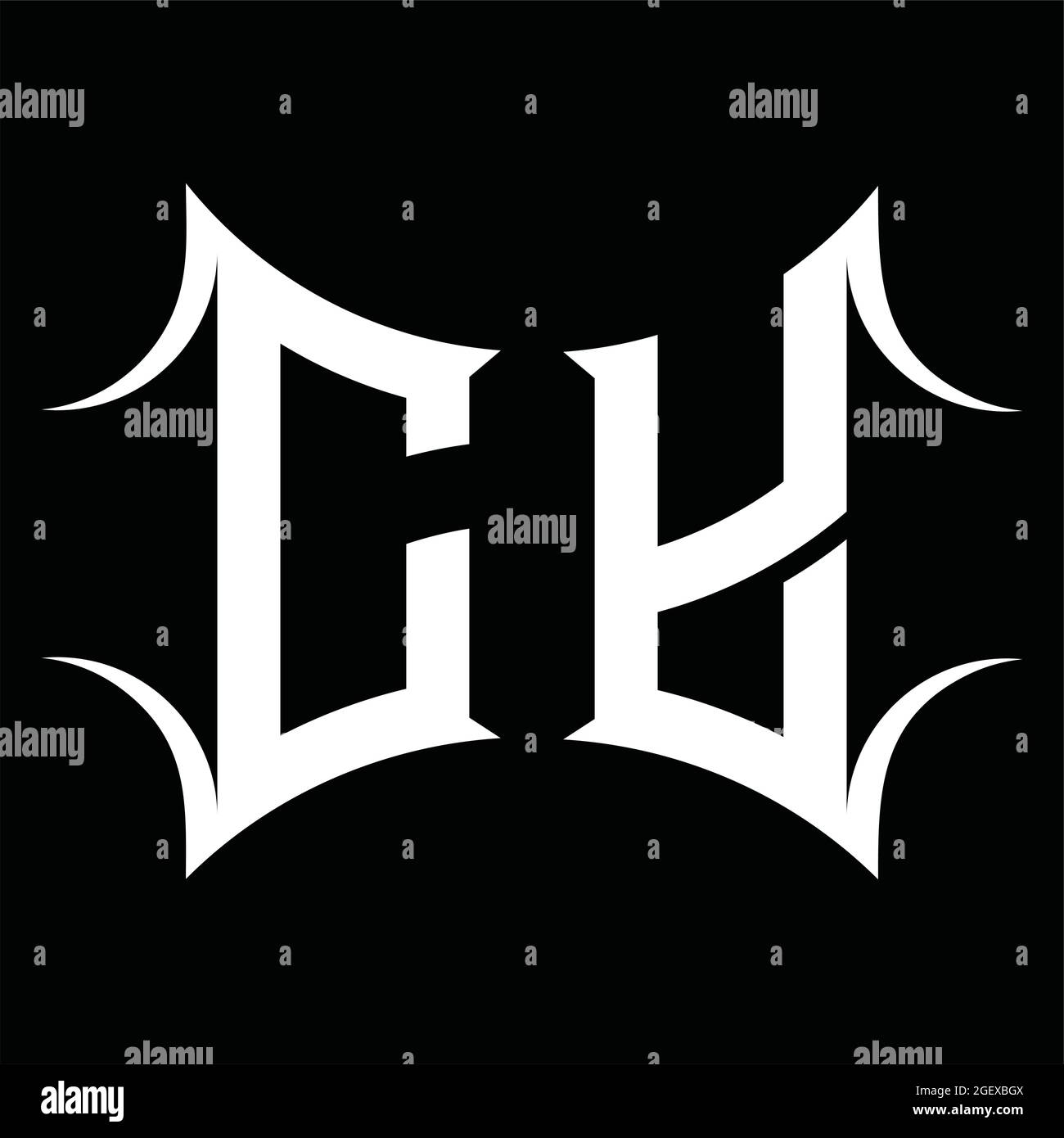 CY Logo monogram with middle slice on blackground design template Stock ...