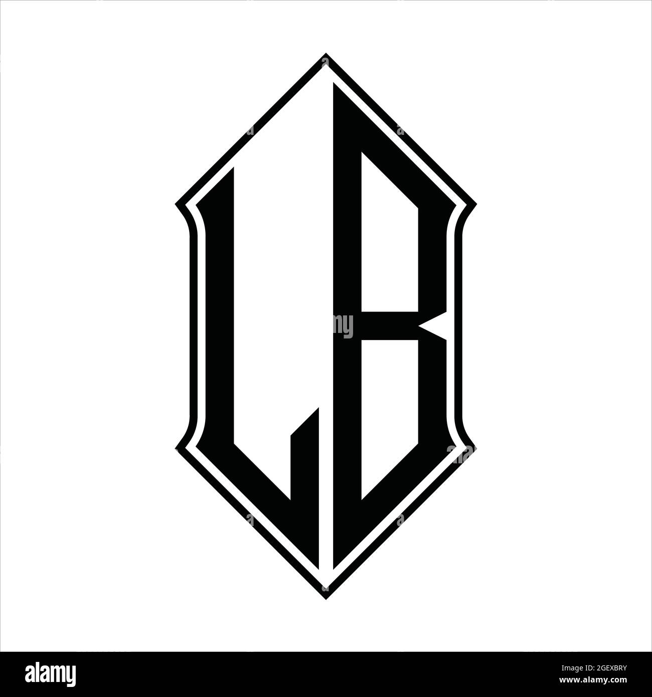 Lb logo vector vectors Stock Vector Images - Alamy