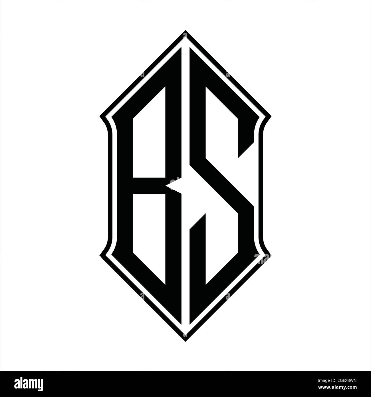 Bs logo vector vectors hi-res stock photography and images - Alamy