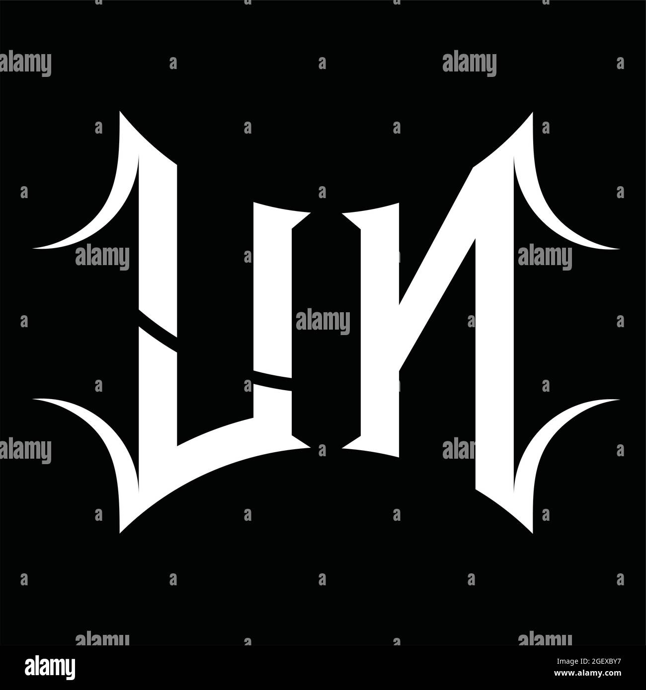 Un logo vector vectors hi-res stock photography and images - Alamy
