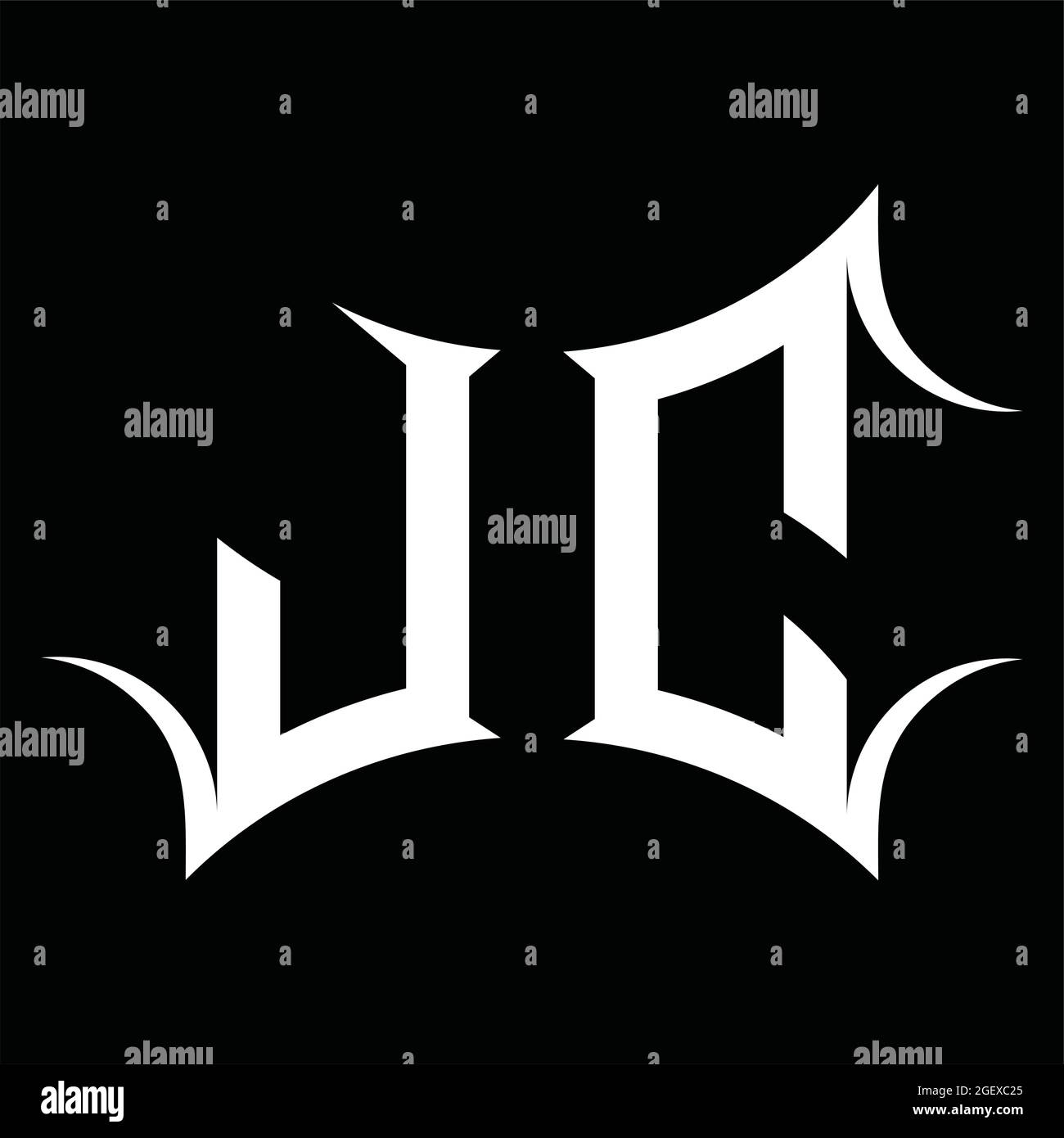 JC Logo monogram with abstract shape blackground design template Stock Vector Image & Art - Alamy