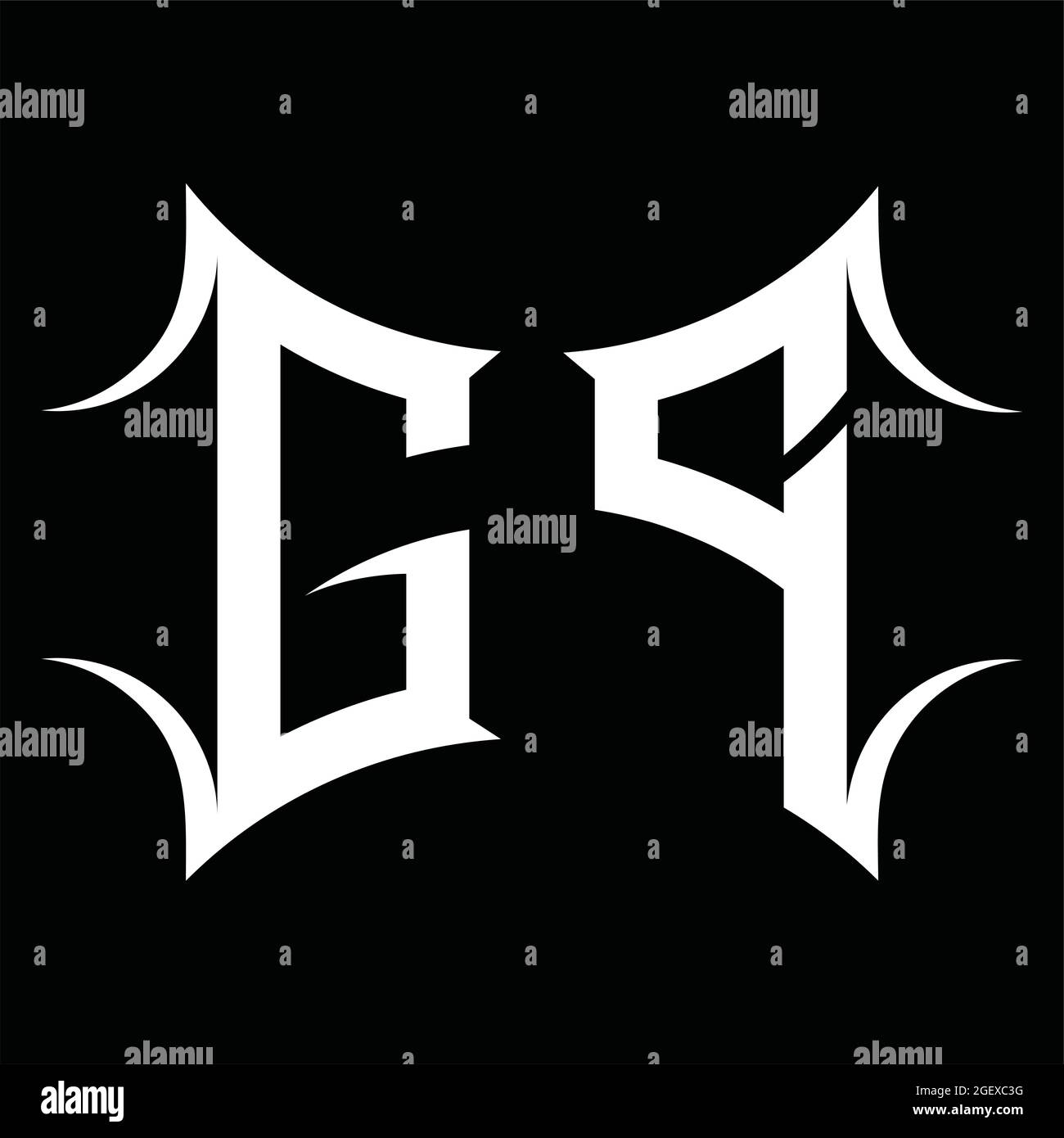 Gp letters vector vectors hi-res stock photography and images - Alamy