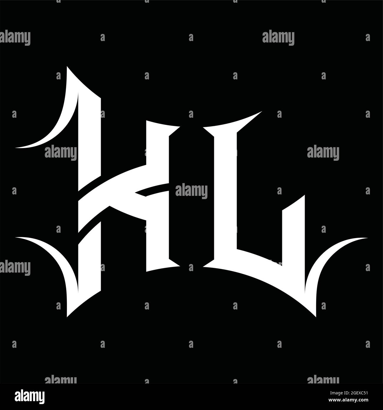 KJ Logo monogram with abstract shape blackground design template Stock ...