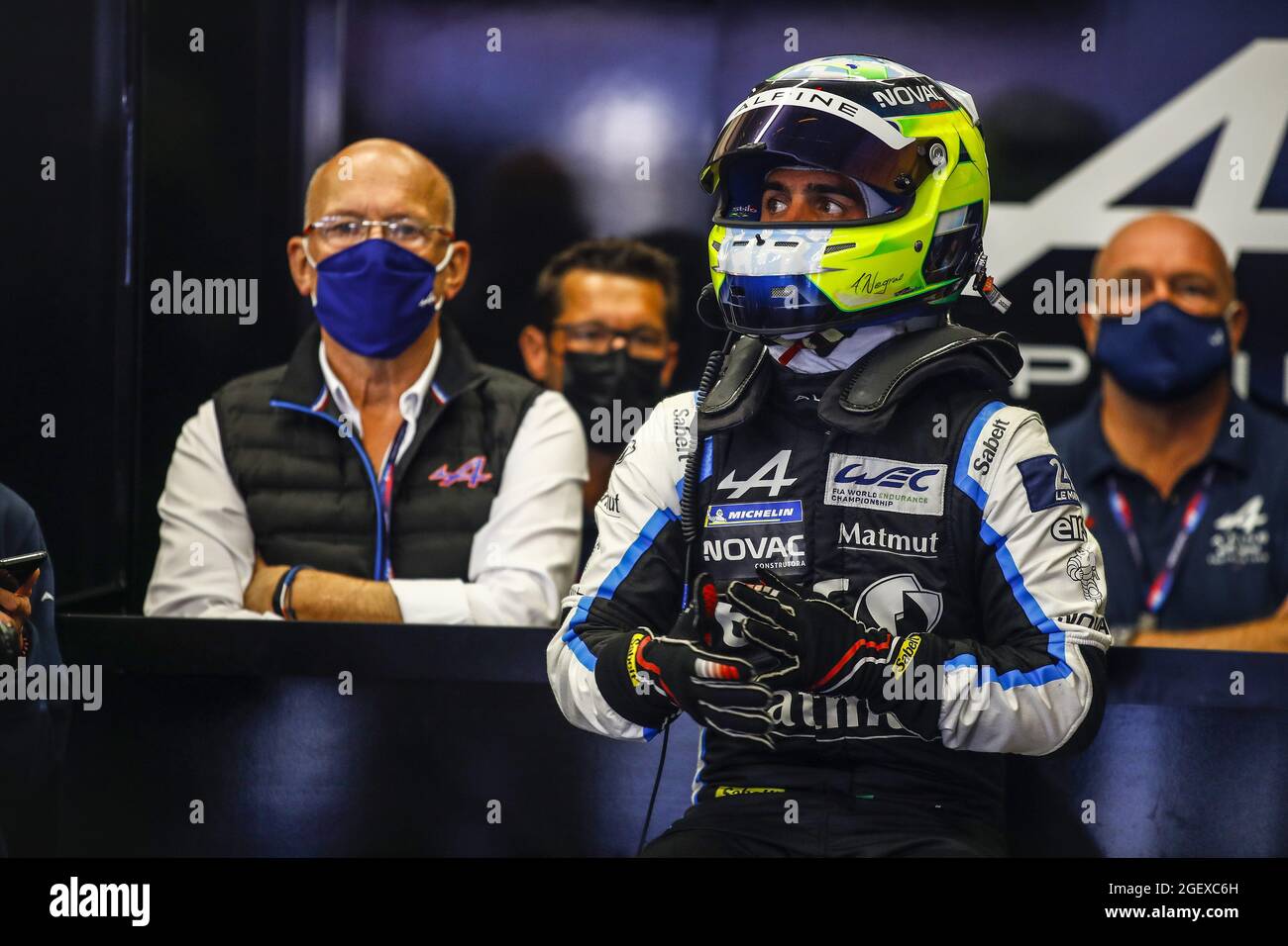 Negrao Andre (bra), Alpine Elf Matmut, Alpine A480 - Gibson, portrait ...