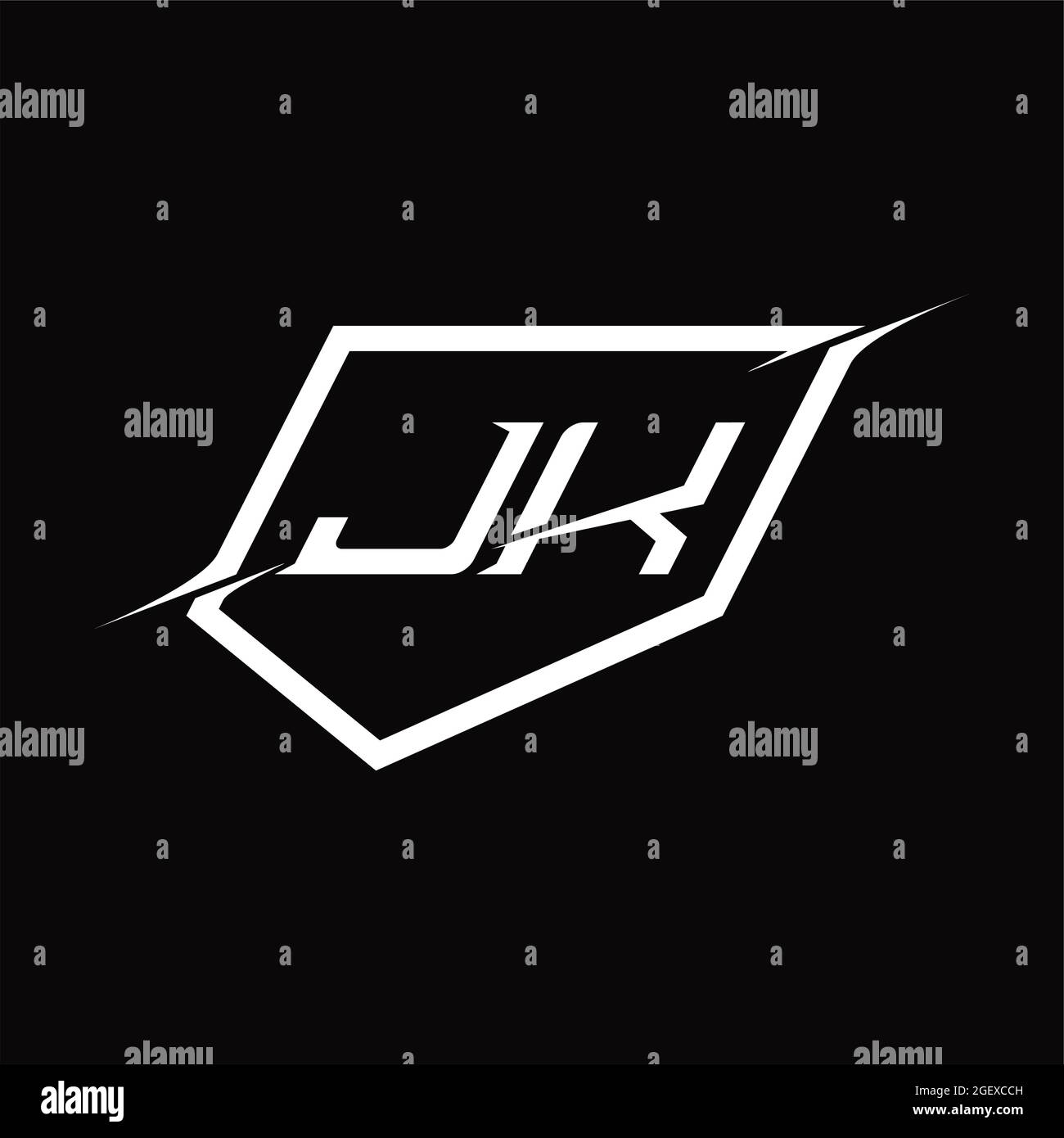 Letter jk vector vectors hi-res stock photography and images - Alamy