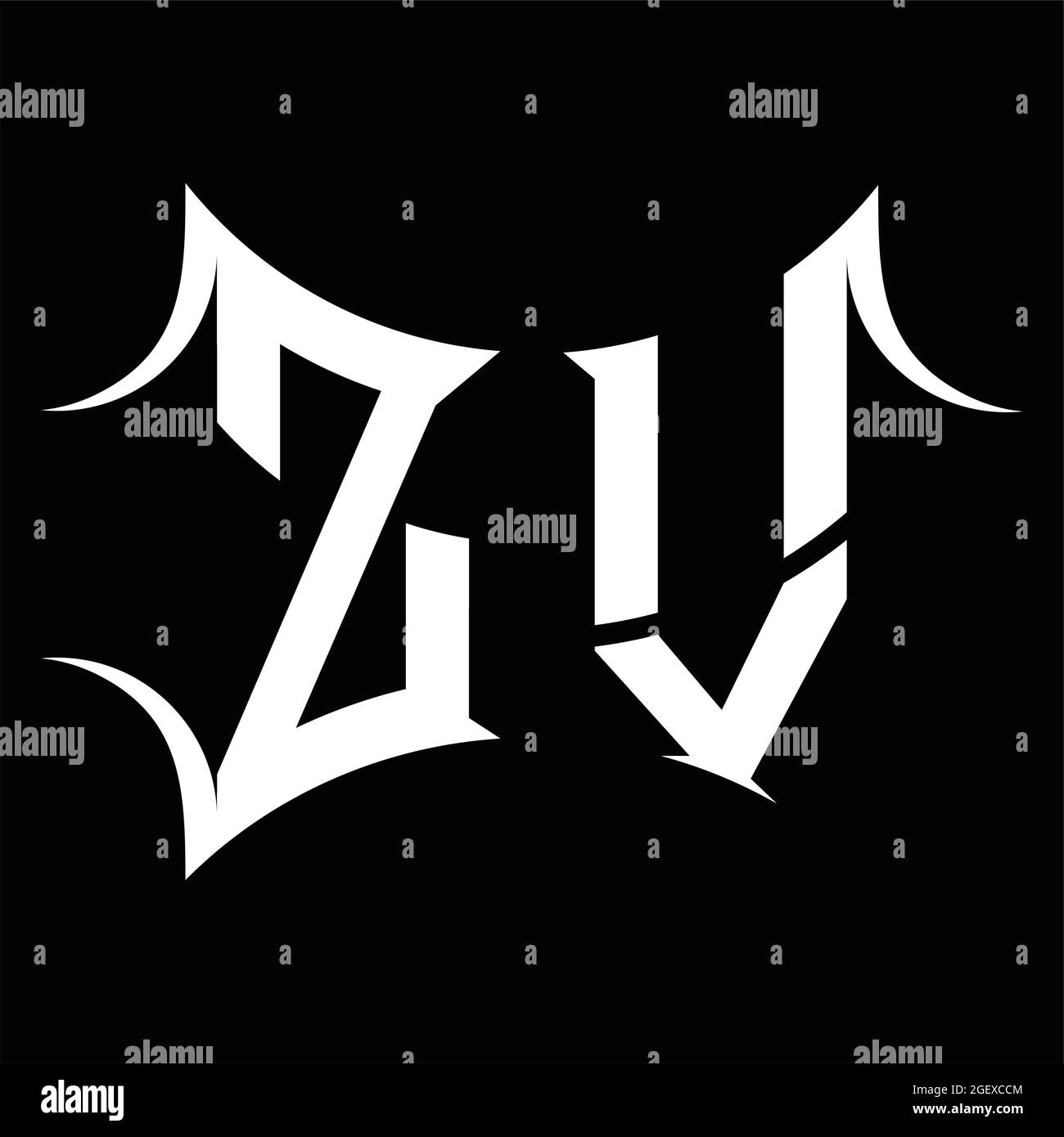 Zv logo vector vectors hi-res stock photography and images - Alamy