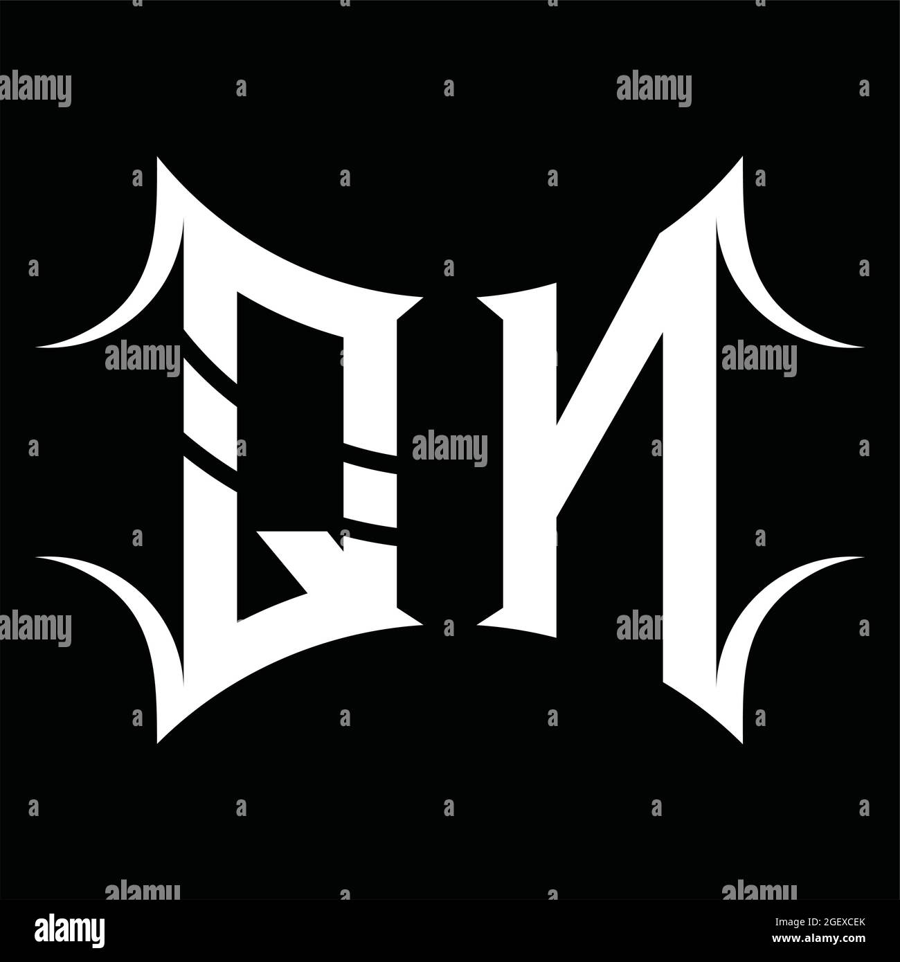 Qn logo vector vectors hi-res stock photography and images - Alamy