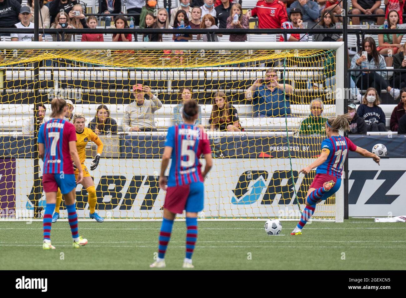 Alexia Putellas (11 FC Barcelona) penalty goal during the Womens ...