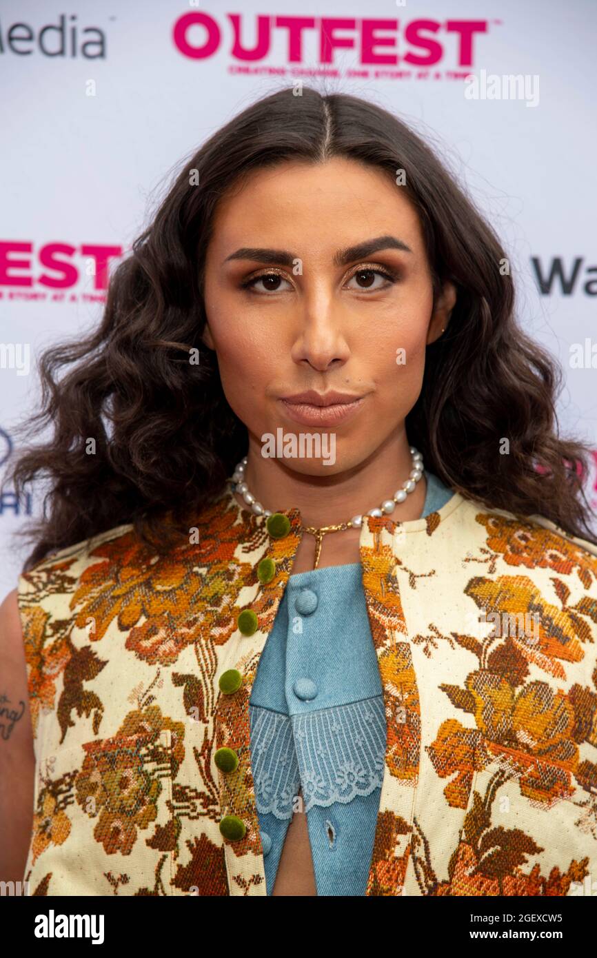 Los Angeles, USA. 21st Aug, 2021. River Gallo attends Outfest LGBTQ ...