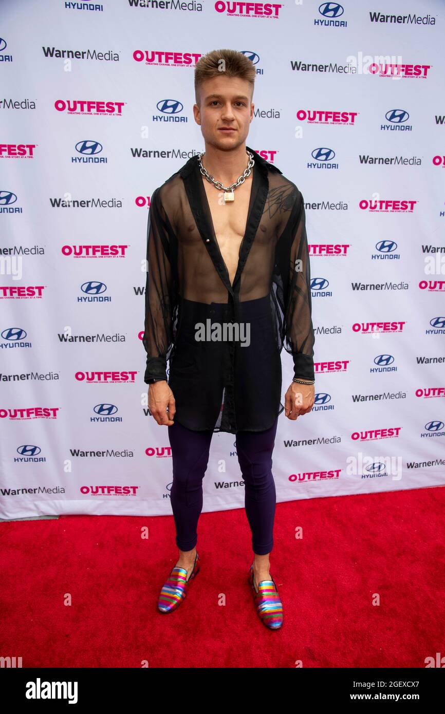 Los Angeles, USA. 21st Aug, 2021. Marval A Rex attends Outfest LGBTQ ...
