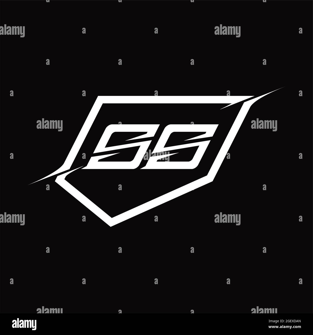 Ss monogram vector vectors hi-res stock photography and images - Alamy