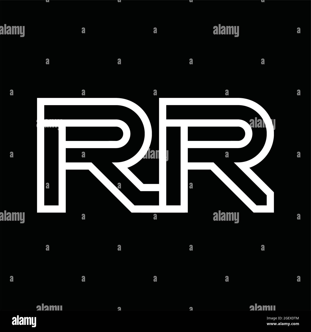 Rr letter logo hi-res stock photography and images - Alamy