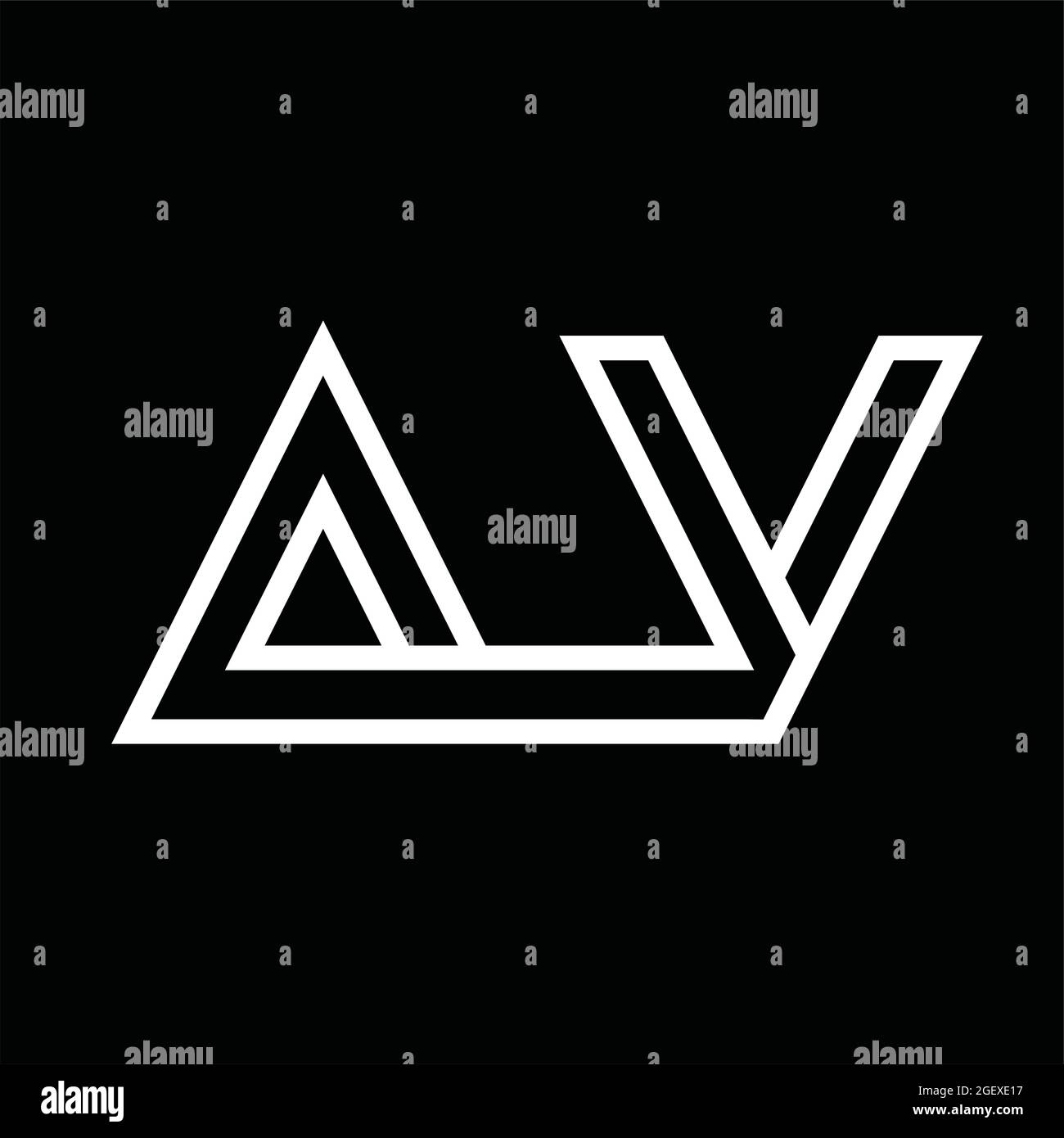 Av Logo Stock Vector Images - Alamy