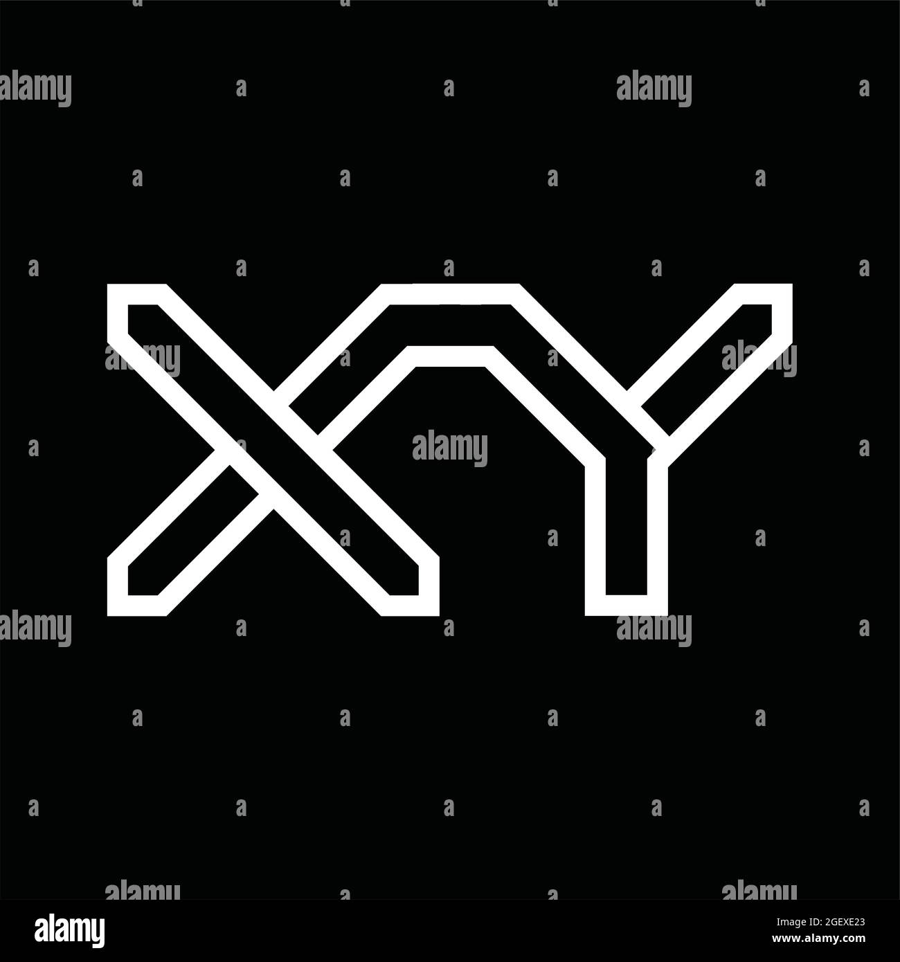 XY Logo monogram letter with shield and slice style blackground design template Stock Vector ...