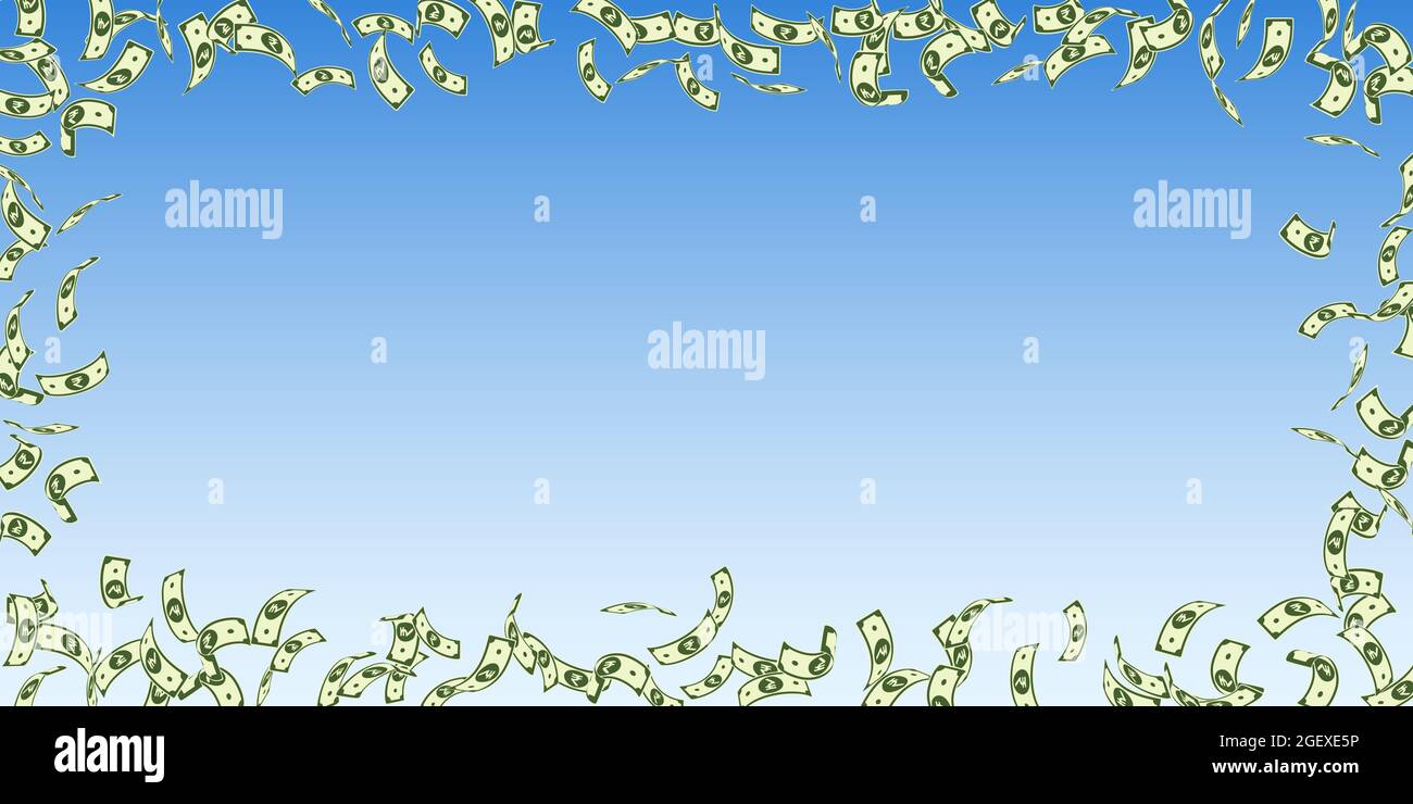 Indian rupee notes falling hi-res stock photography and images - Alamy