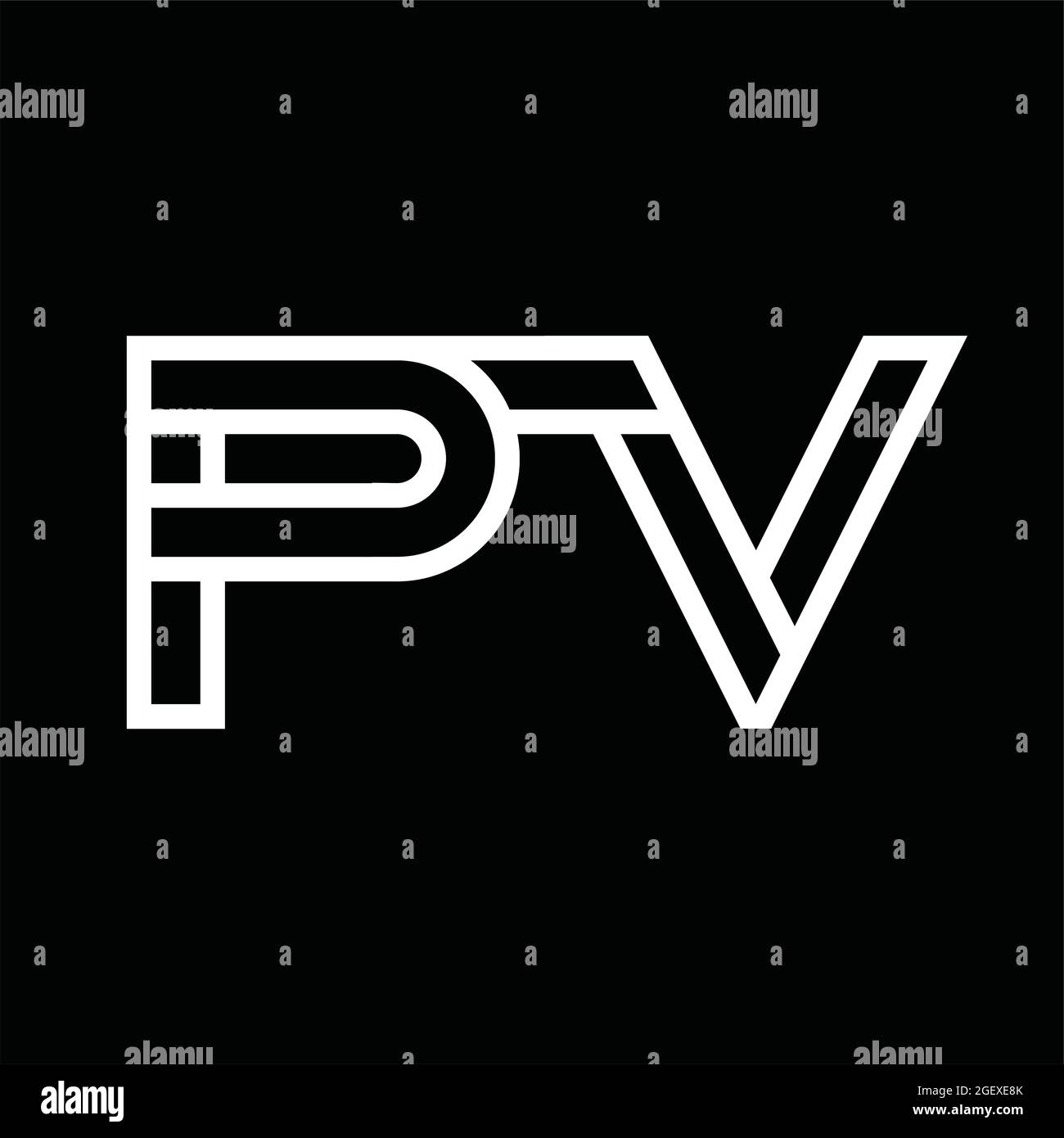Pv emblem Stock Vector Images - Alamy