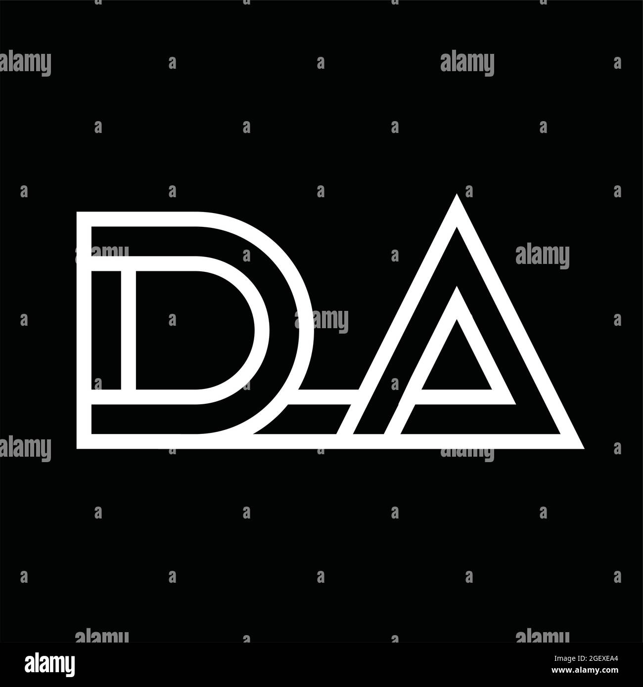 Da minimal logo hi-res stock photography and images - Alamy