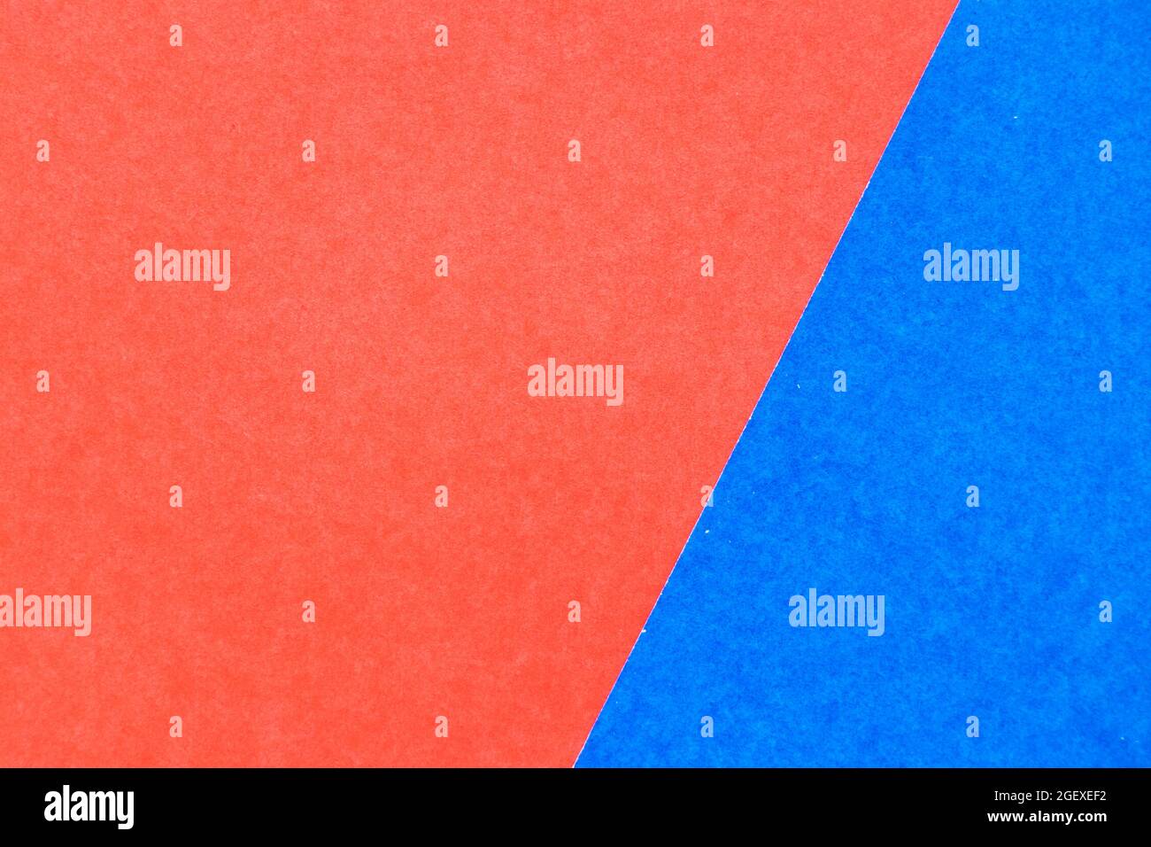 Abstract red and blue color paper textured background with copy space ...