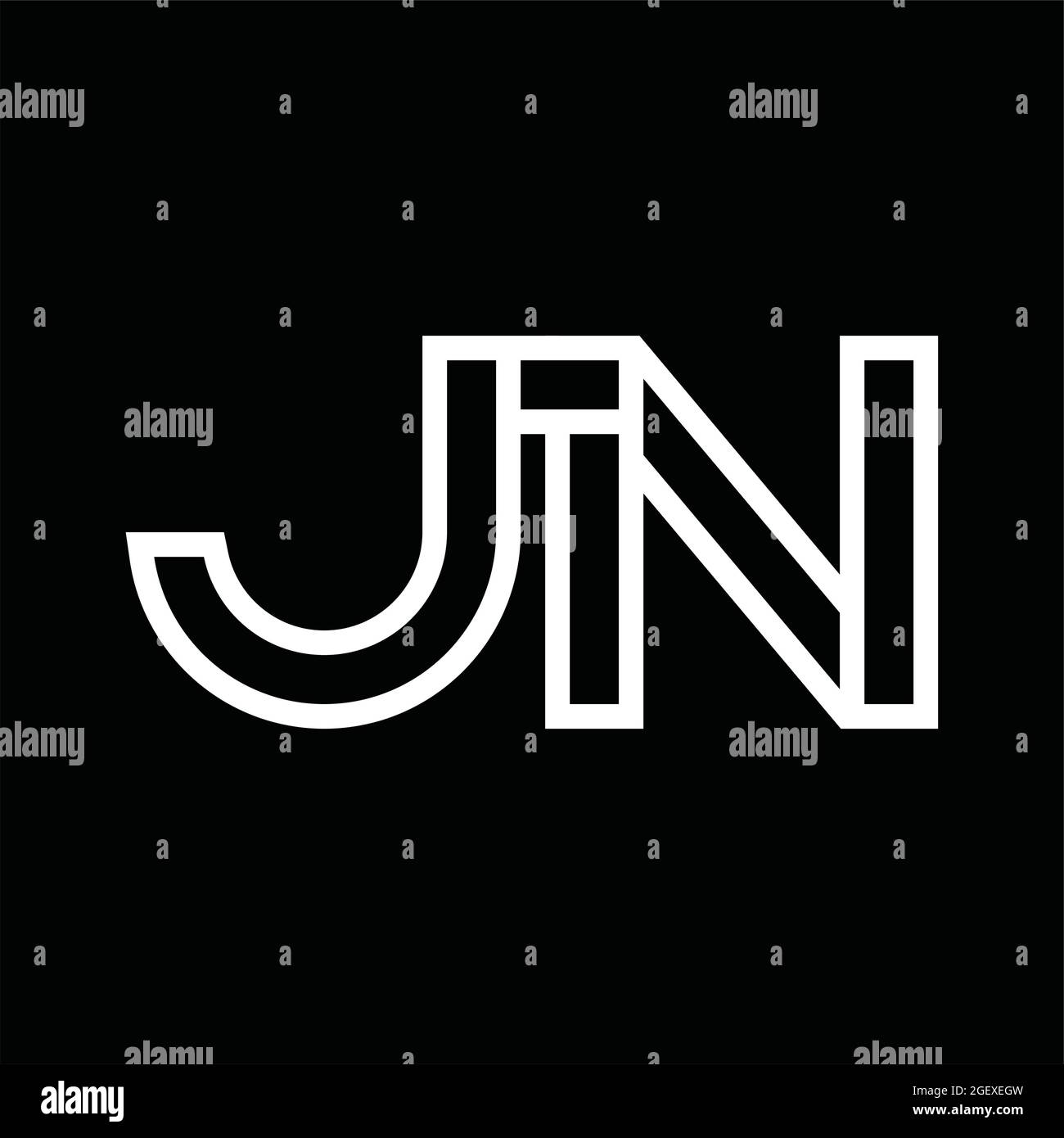 Jn logo Stock Vector Images - Alamy