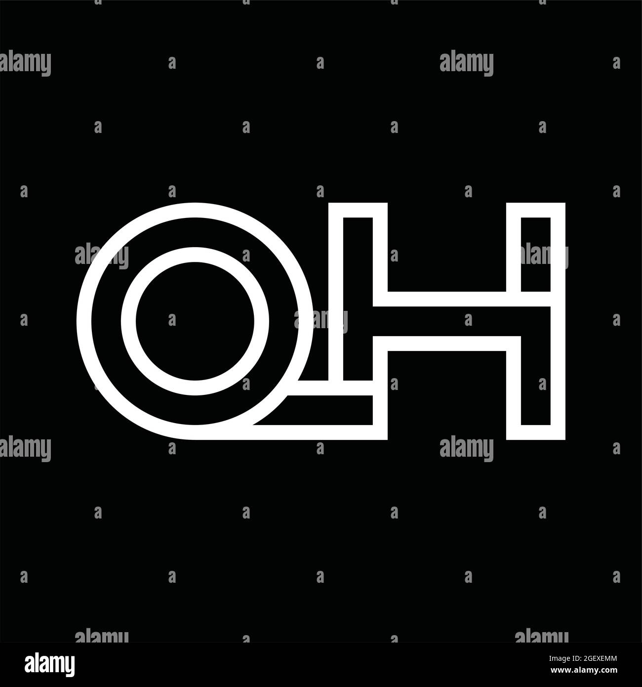Ho minimal logo hi-res stock photography and images - Alamy