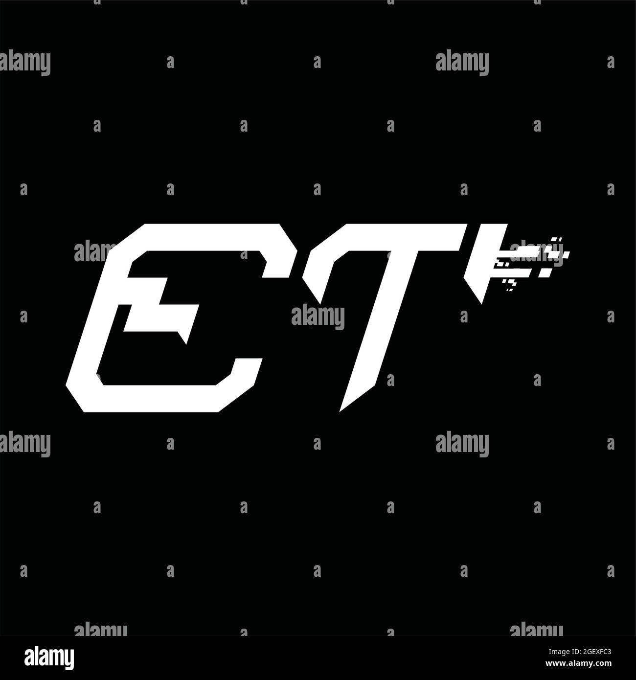 Et minimal logo Stock Vector Images - Alamy
