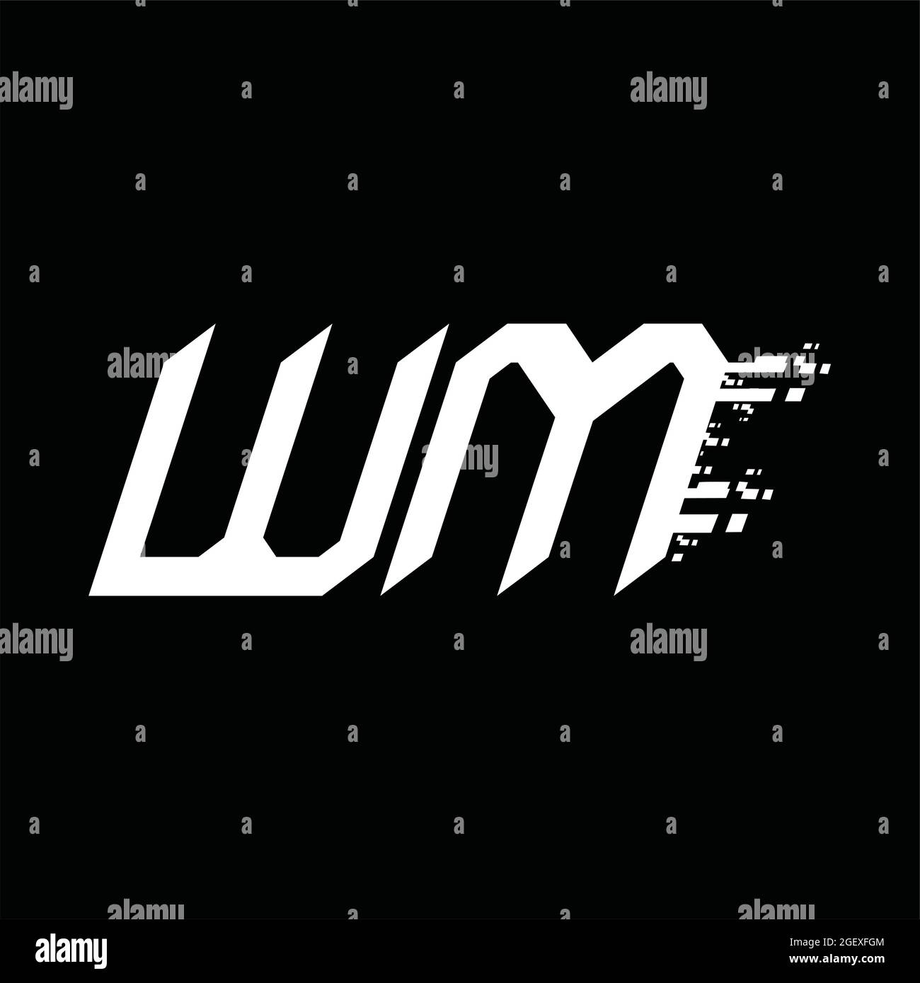 Wm logo vector vectors Stock Vector Images - Alamy
