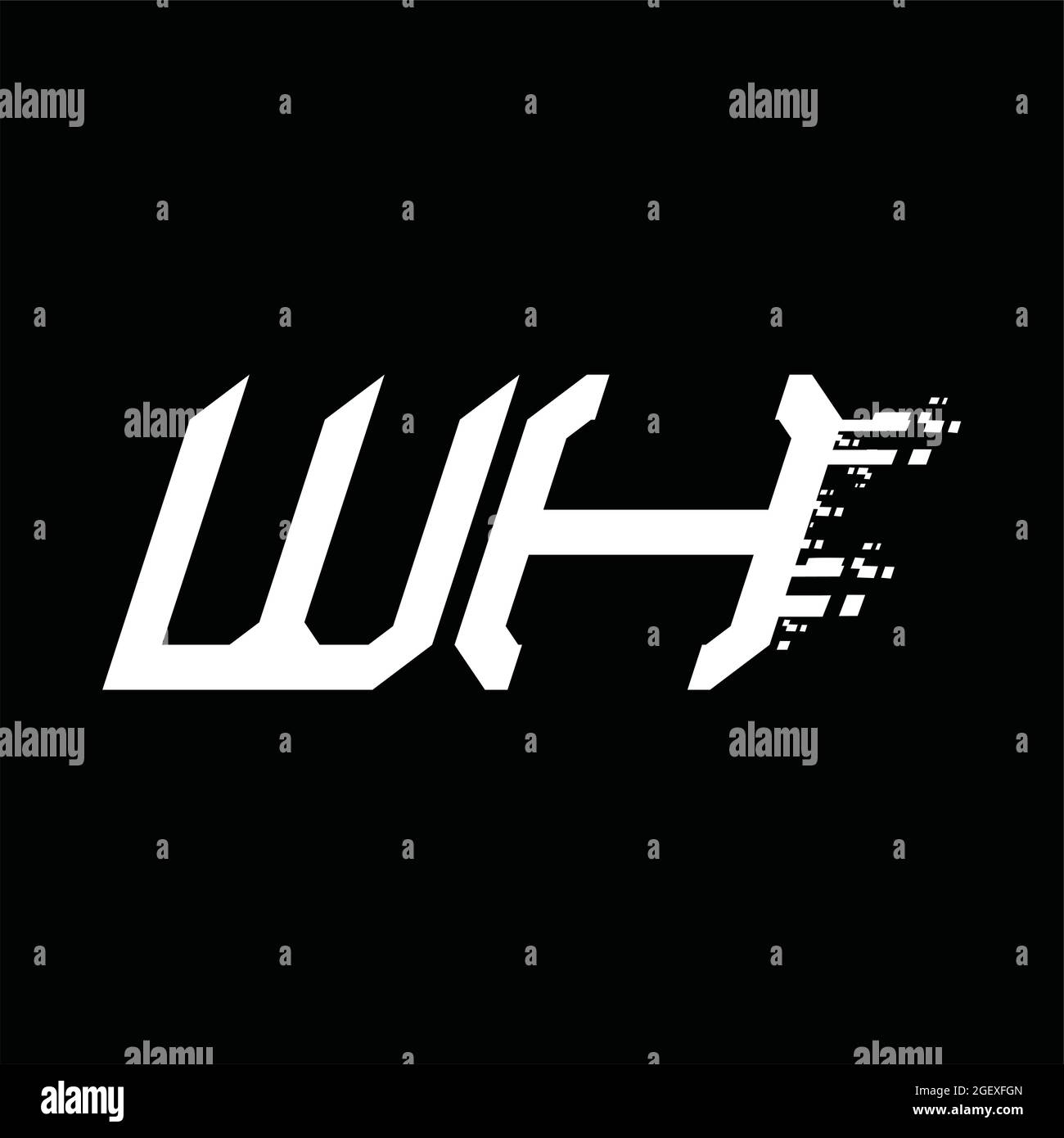 Wh template Stock Vector Images - Alamy