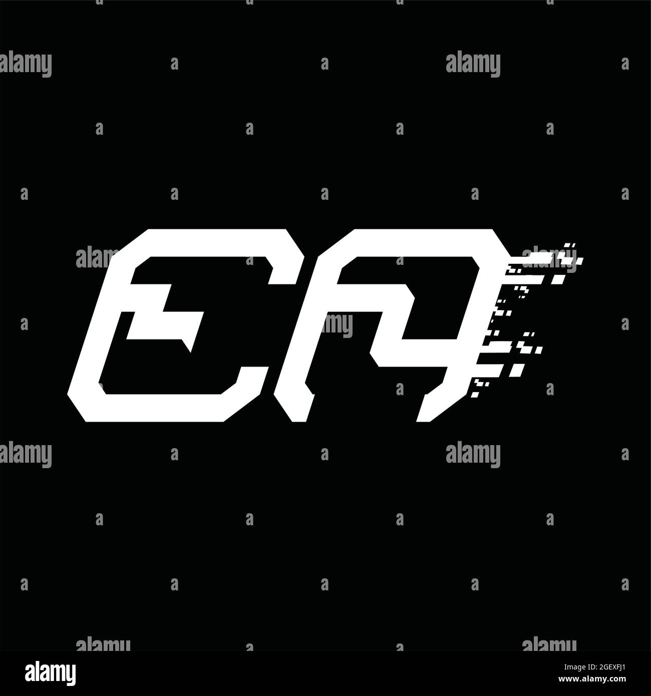 EA Logo monogram with pillar shape white background design template ...