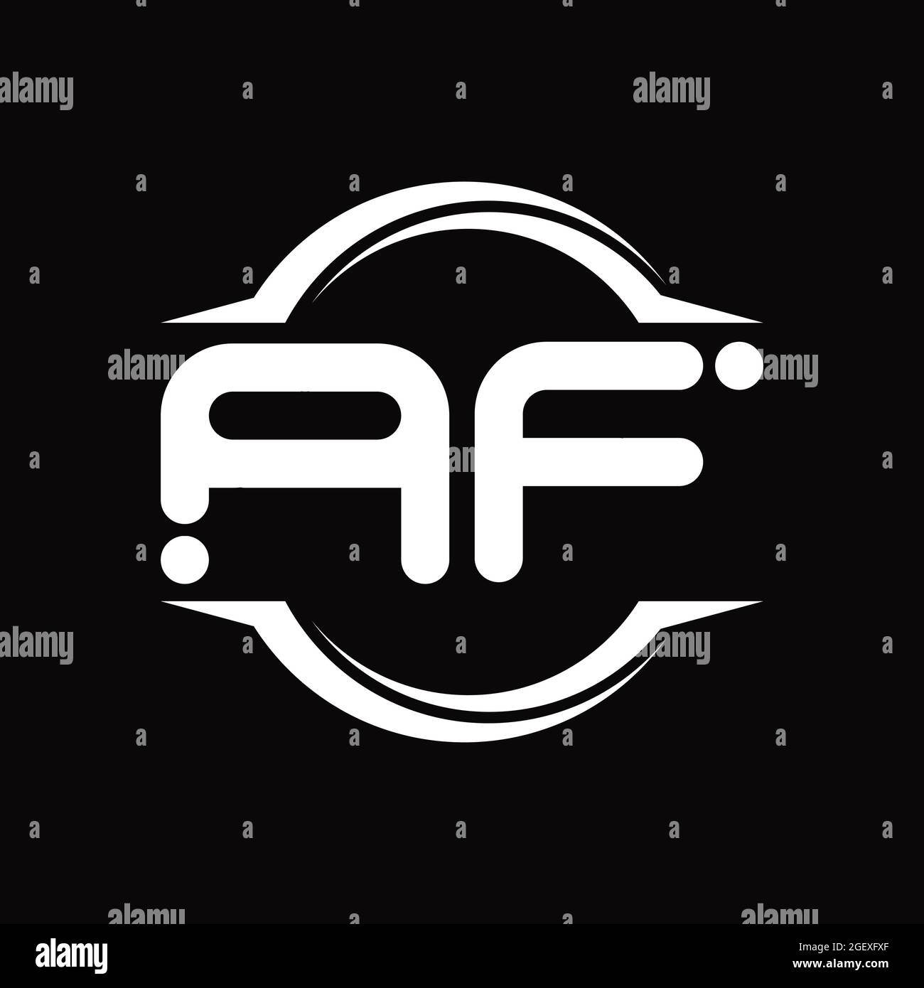 Fa minimal logo design hi-res stock photography and images - Alamy