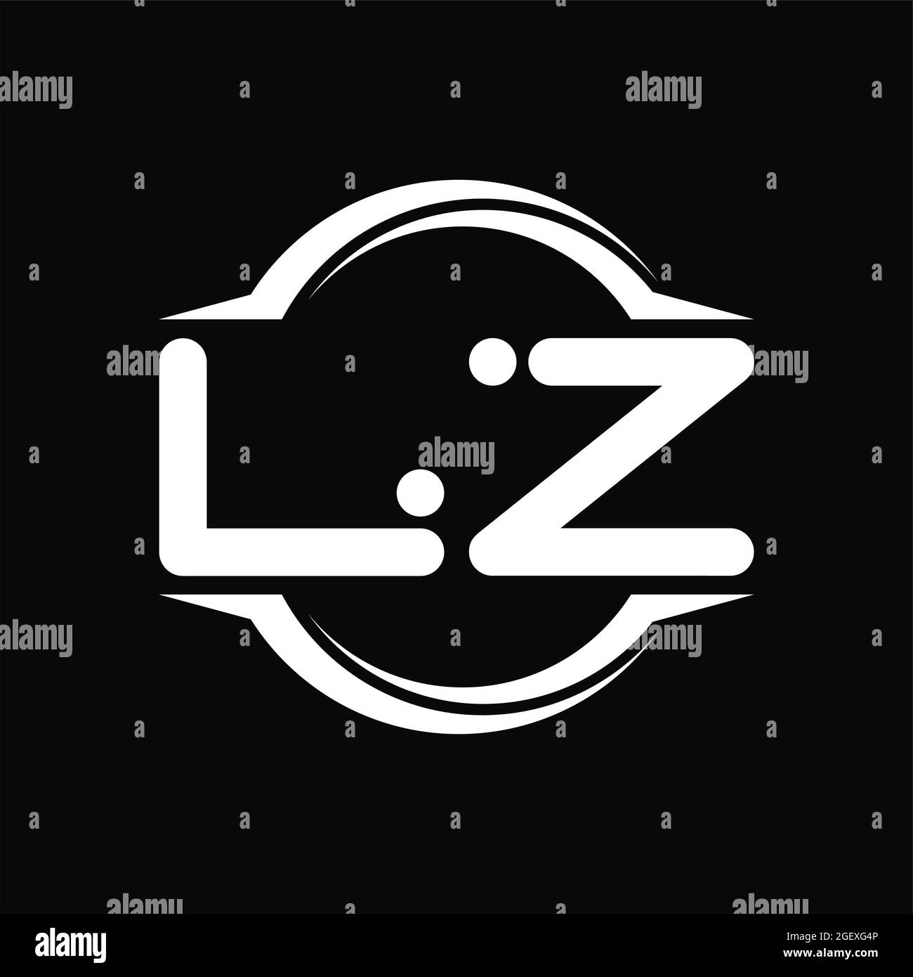 Lz minimal logo design hi-res stock photography and images - Alamy