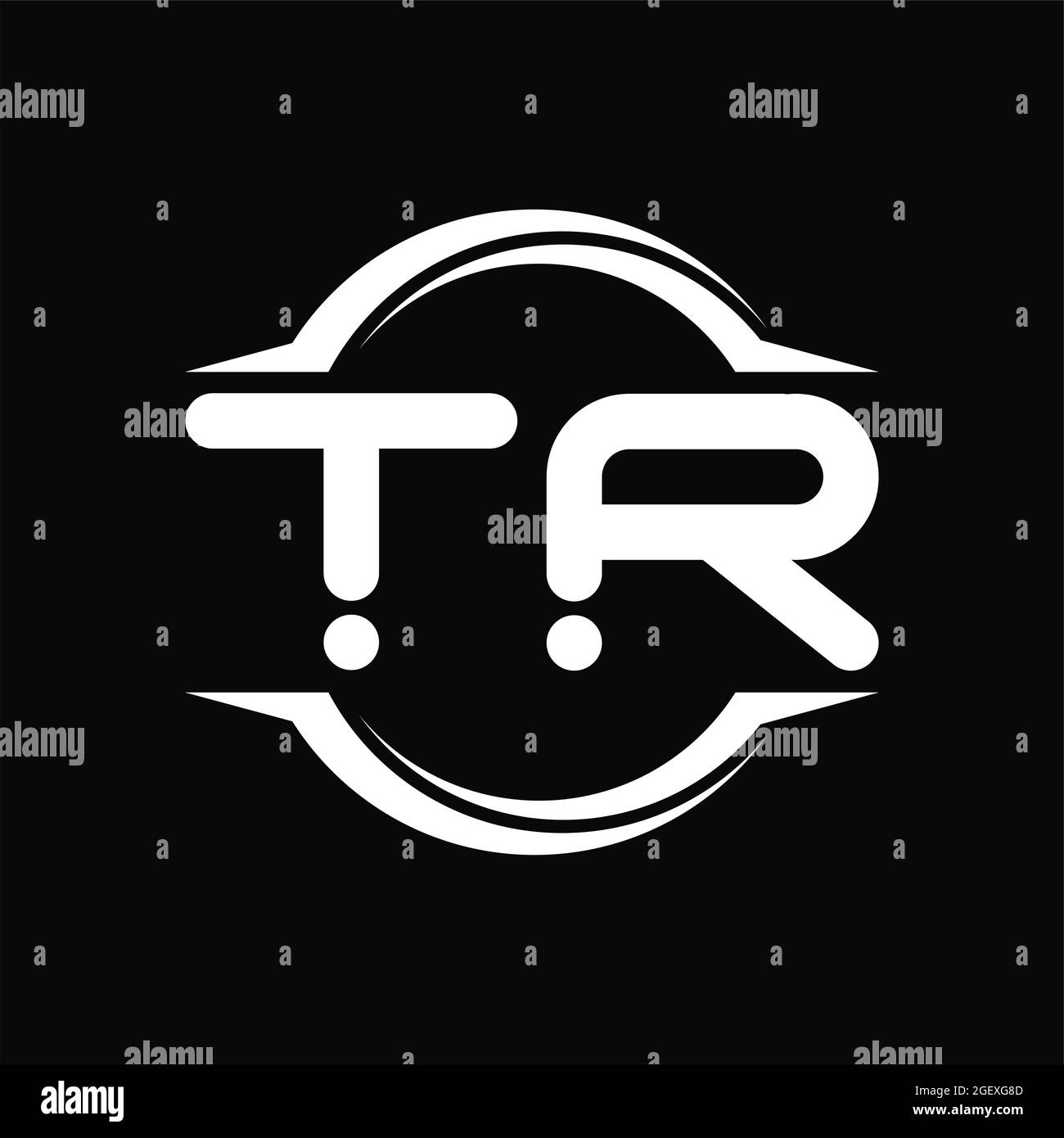 Rt minimal logo design hi-res stock photography and images - Alamy