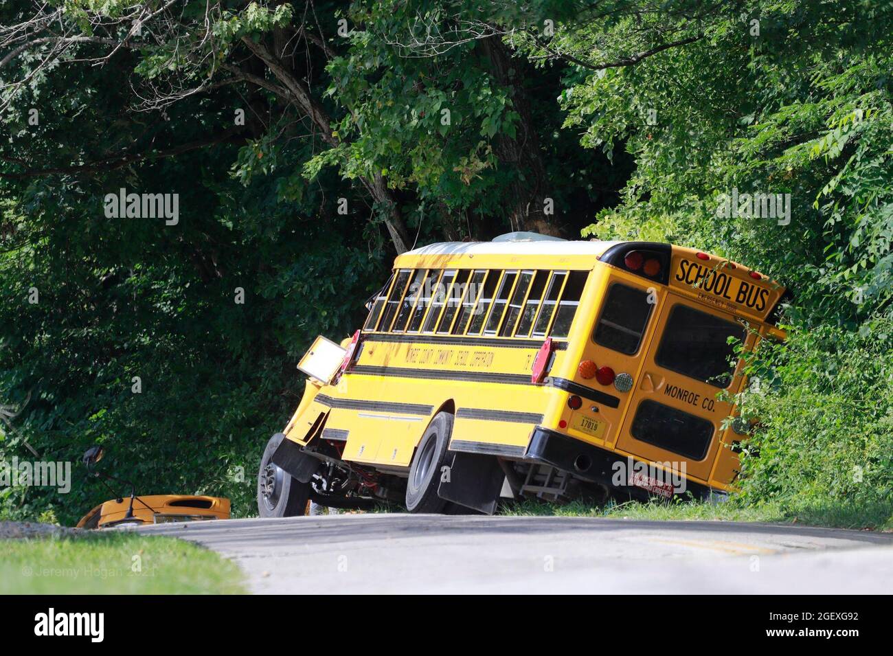 August 12, 2021: Law enforcement and emergency workers work at the ...