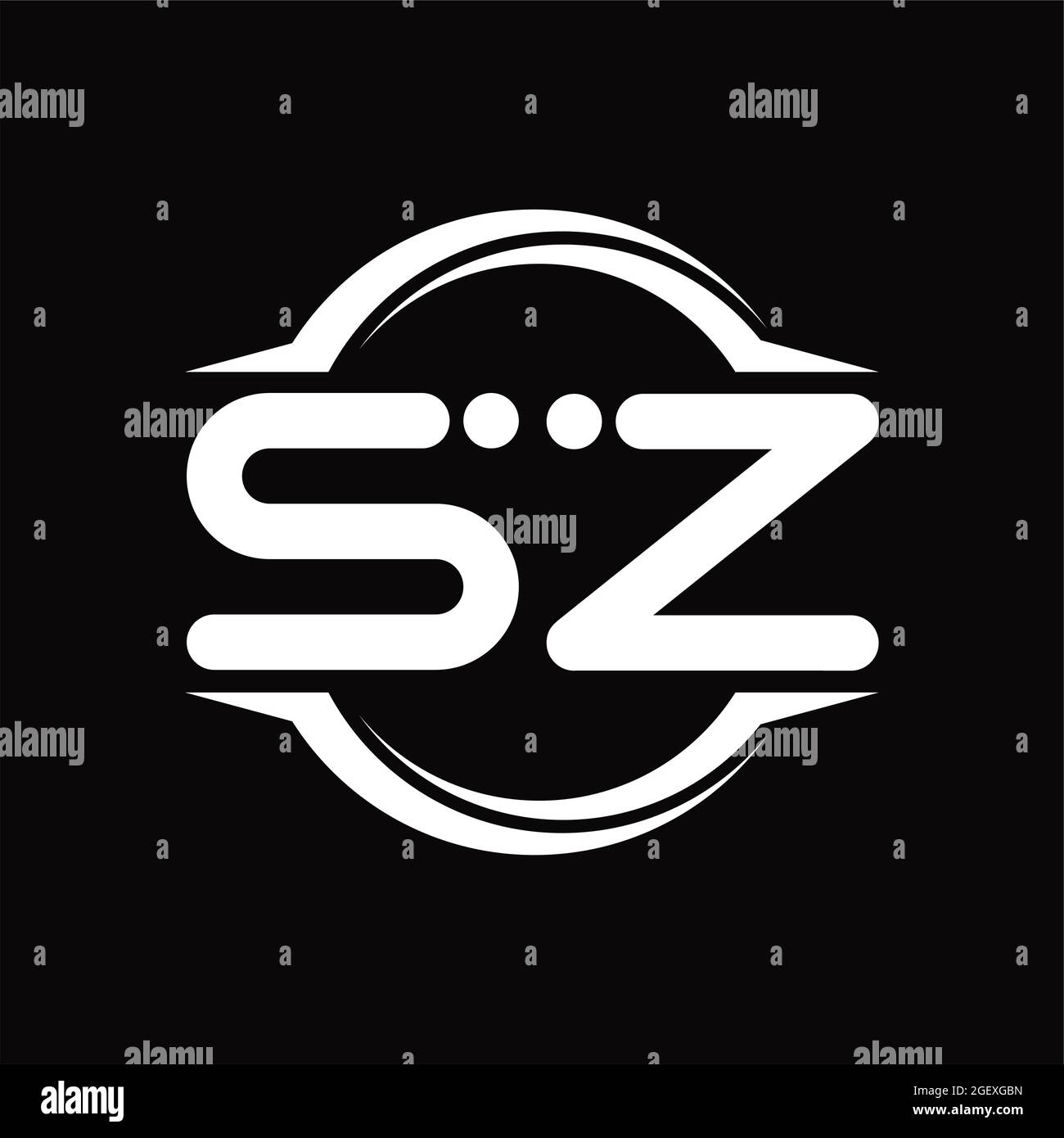 Letter sz vector vectors hi-res stock photography and images - Alamy