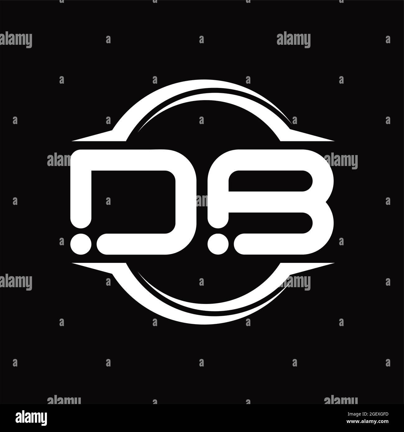 Db shape Stock Vector Images - Alamy