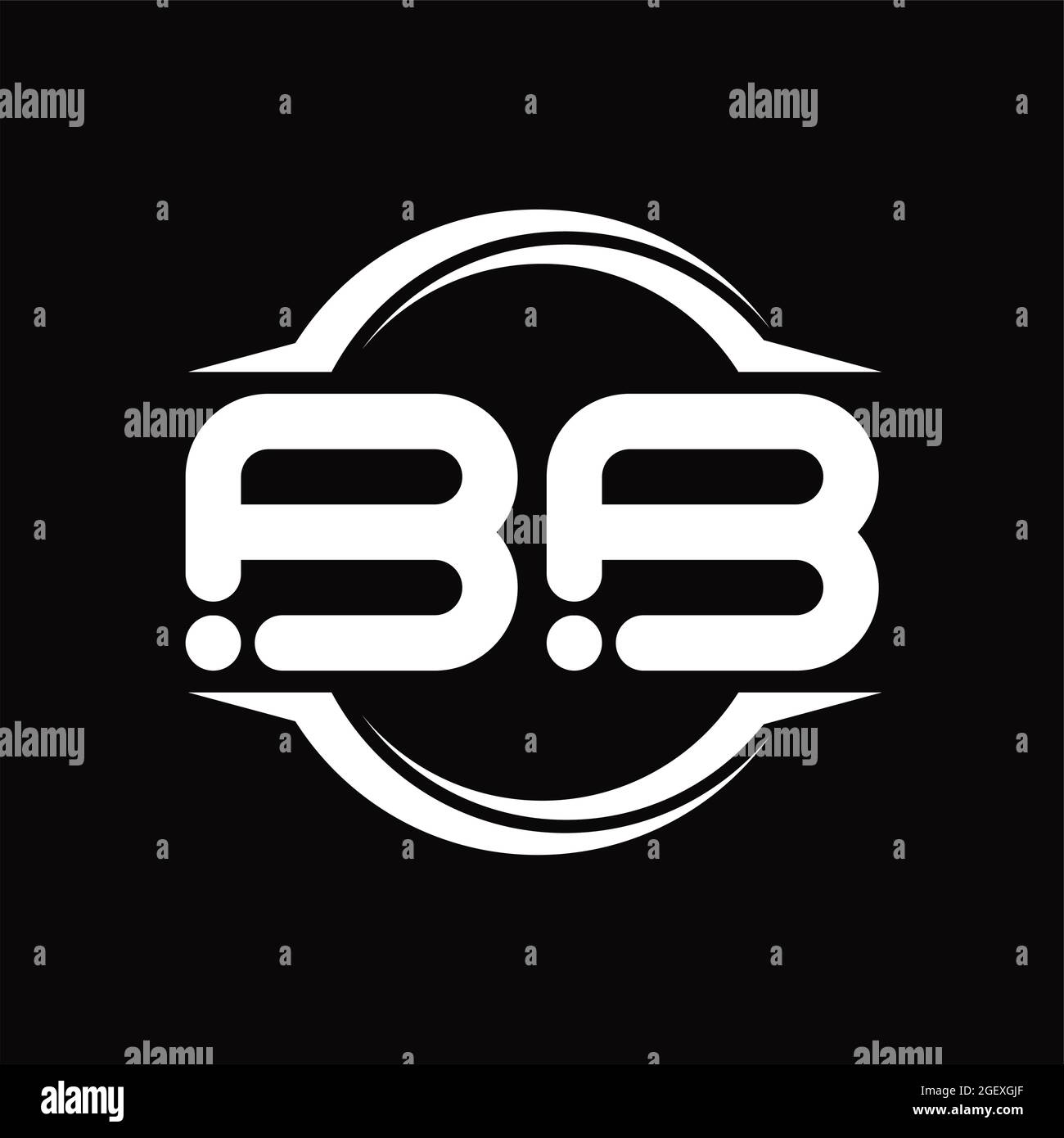 Bb initials logo hi-res stock photography and images - Alamy