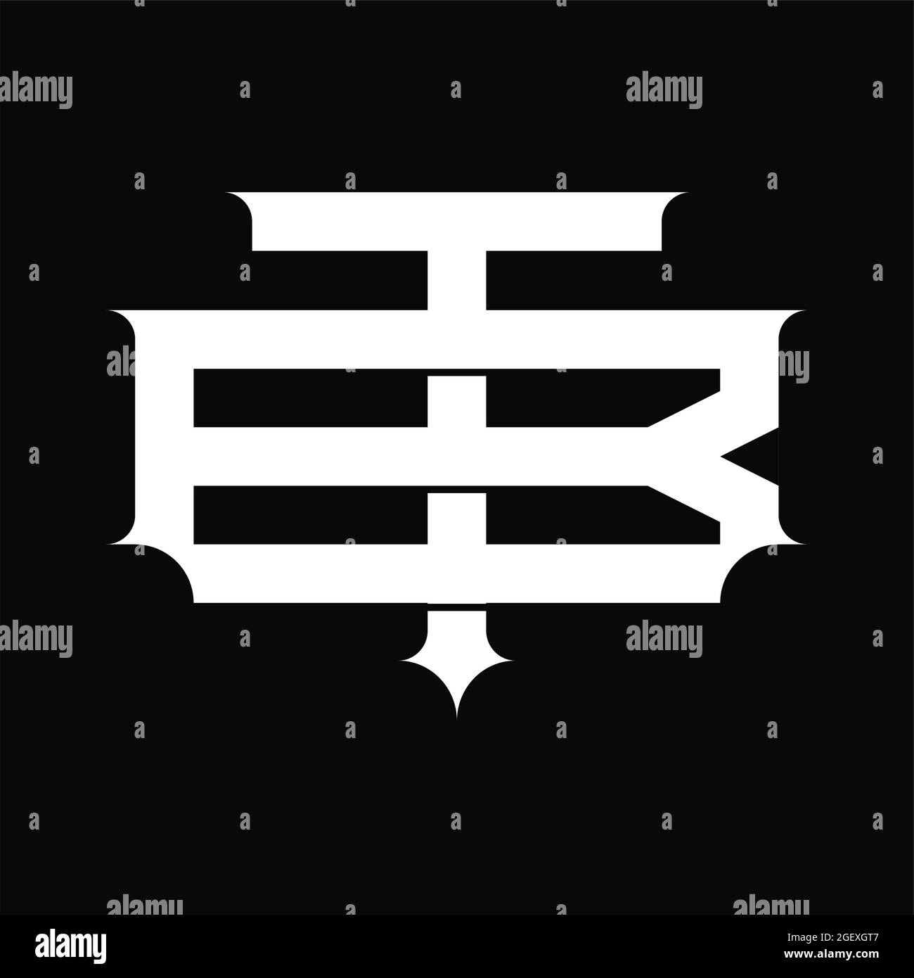 BT Logo monogram with circle rounded slice shape blackground design ...