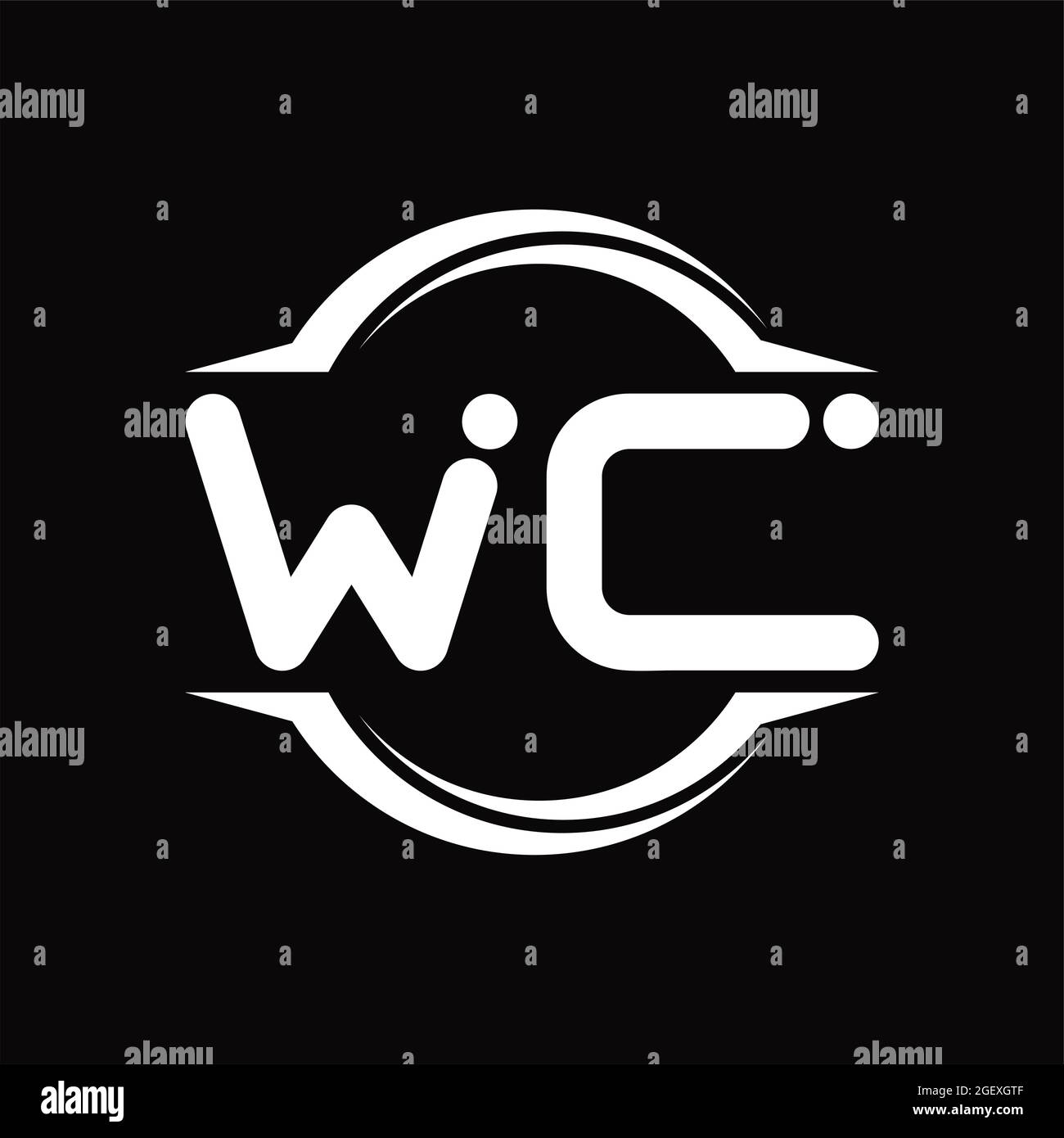 Wc template Stock Vector Images - Alamy