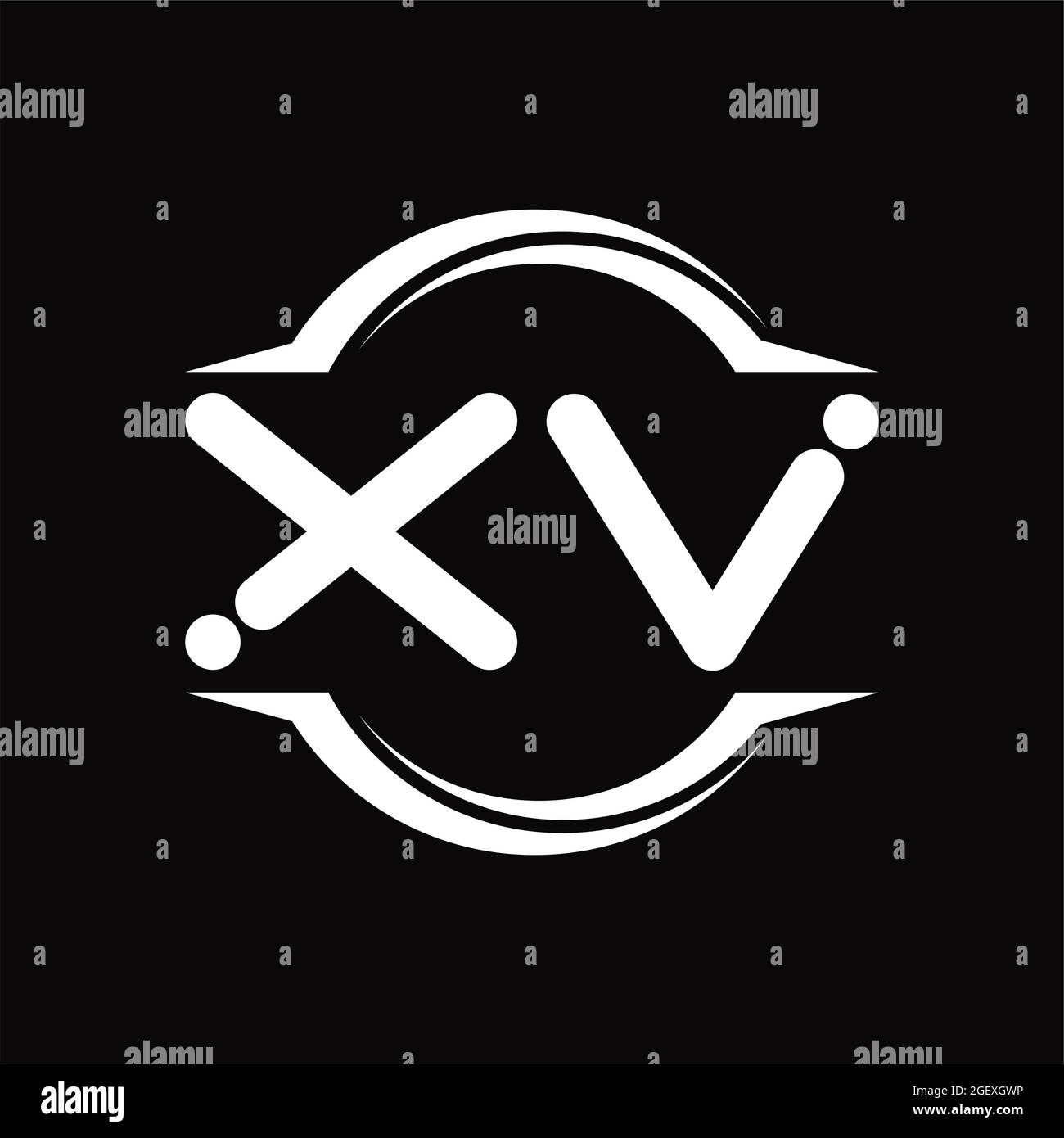 Xv design Stock Vector Images - Alamy