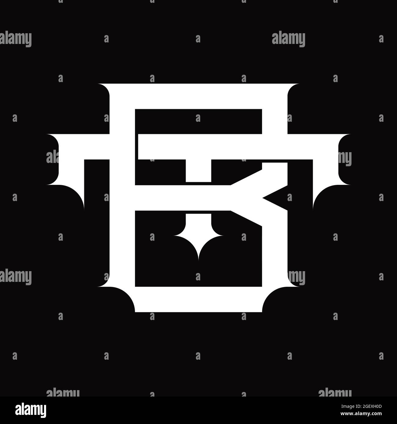 TB Logo monogram with circle rounded slice shape blackground design ...