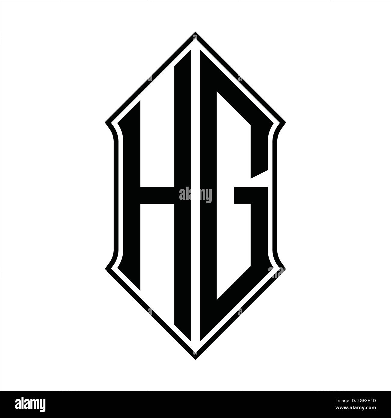Hg letters vector vectors hi-res stock photography and images - Alamy