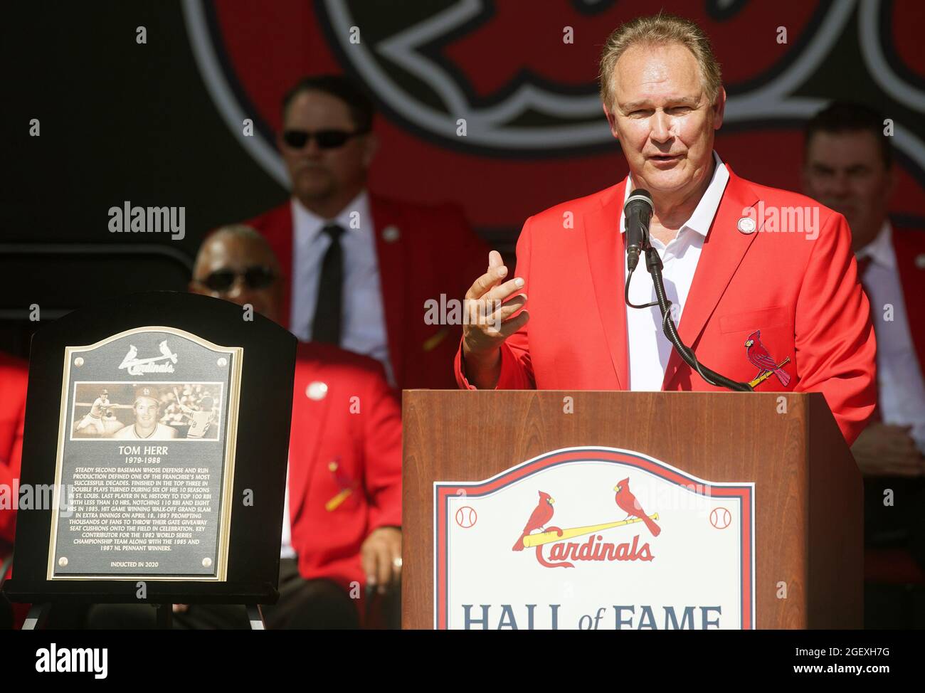 St. Louis, United States. 21st Aug, 2021. St. Louis Cardinals newest ...