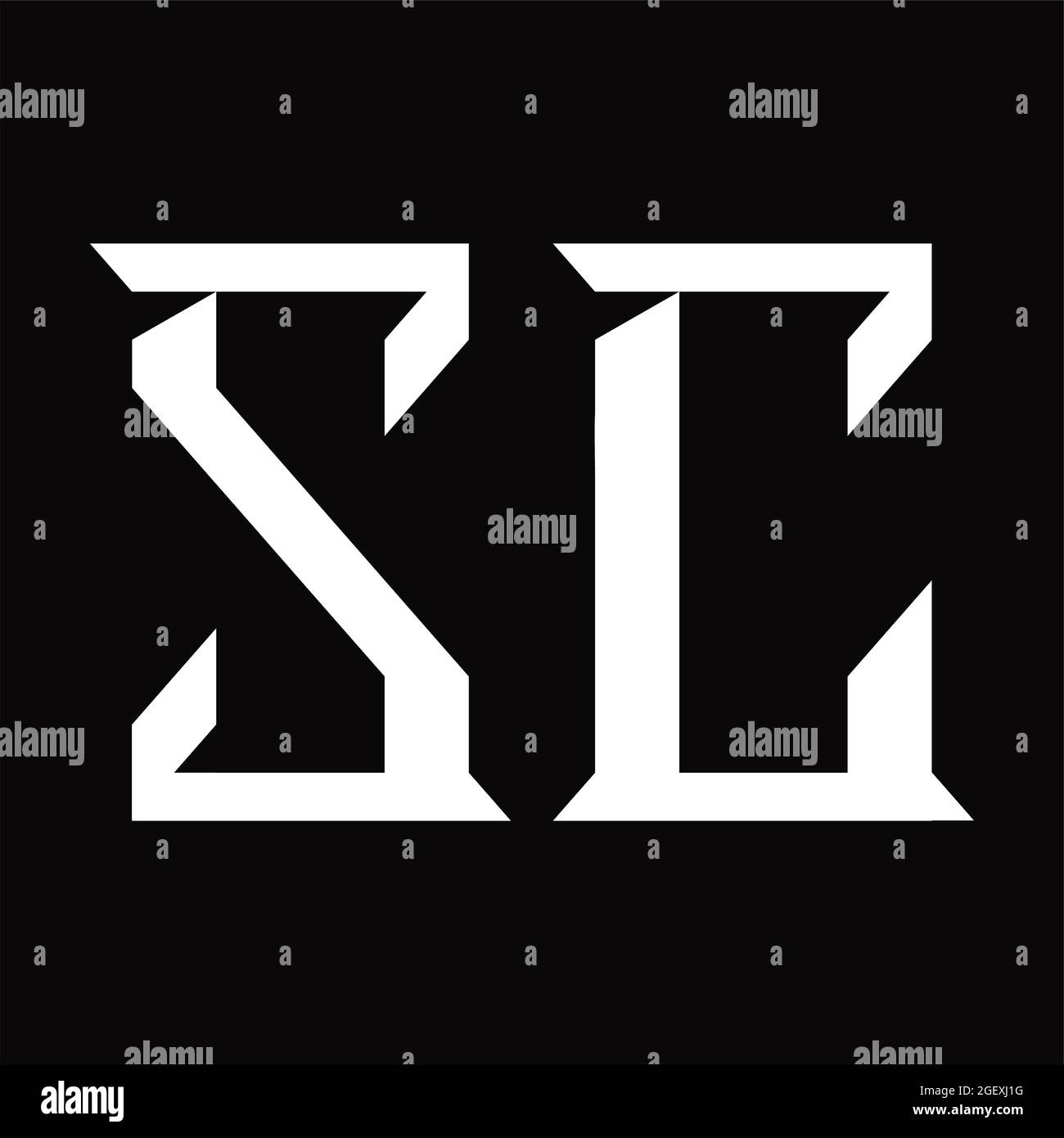 Sc initials logo Stock Vector Images - Alamy