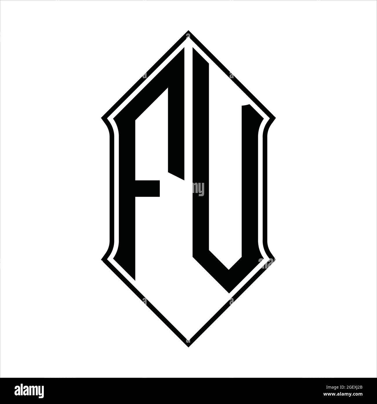 Fv logo design vector vectors hi-res stock photography and images - Alamy