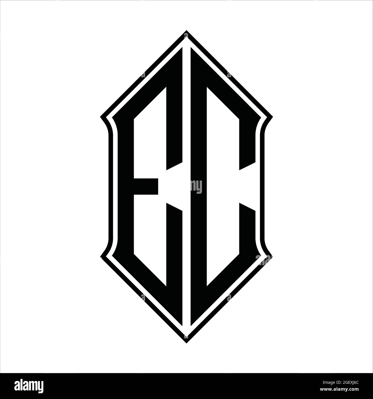 Ec logo design hi-res stock photography and images - Alamy