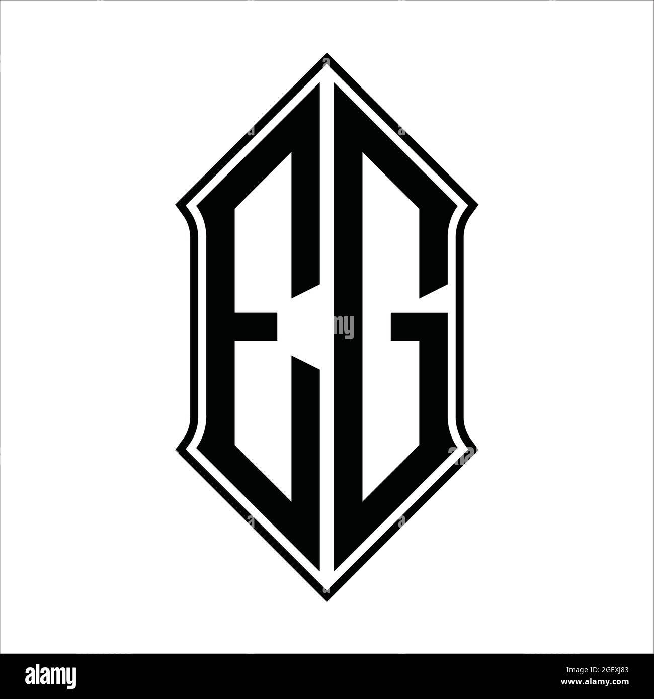 Eg initials logo Stock Vector Images - Alamy
